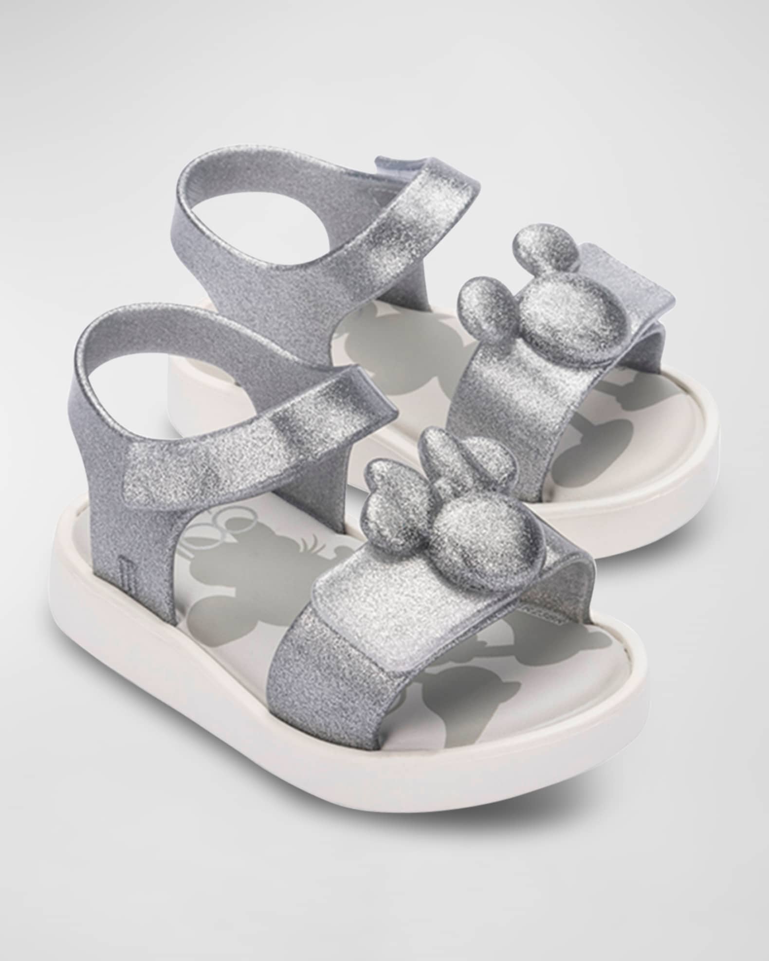 Mini Melissa x Disney Girl's Mickey Sandals, Baby/Toddler | Neiman Marcus