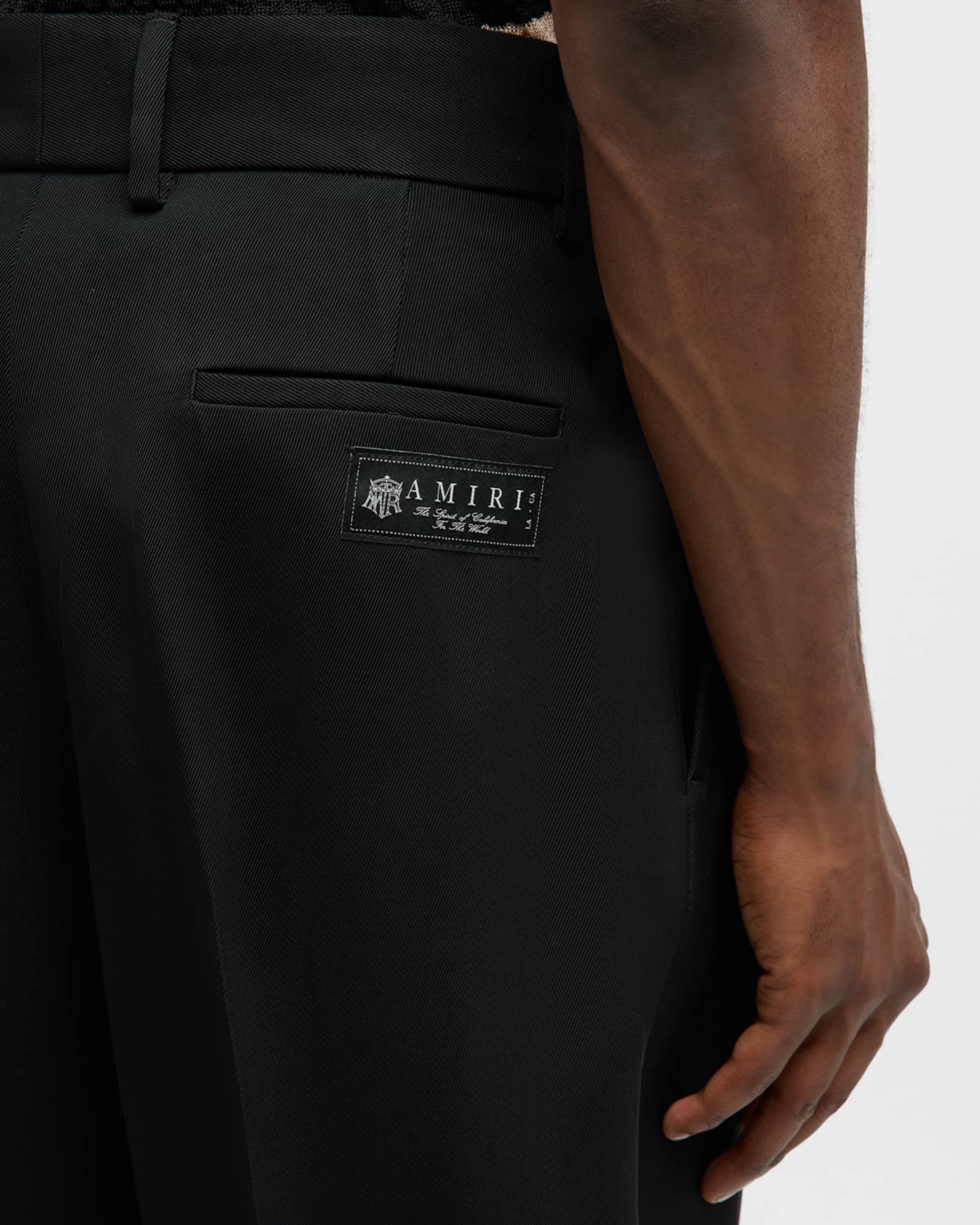 Amiri Men's Double-Pleated Pants | Neiman Marcus