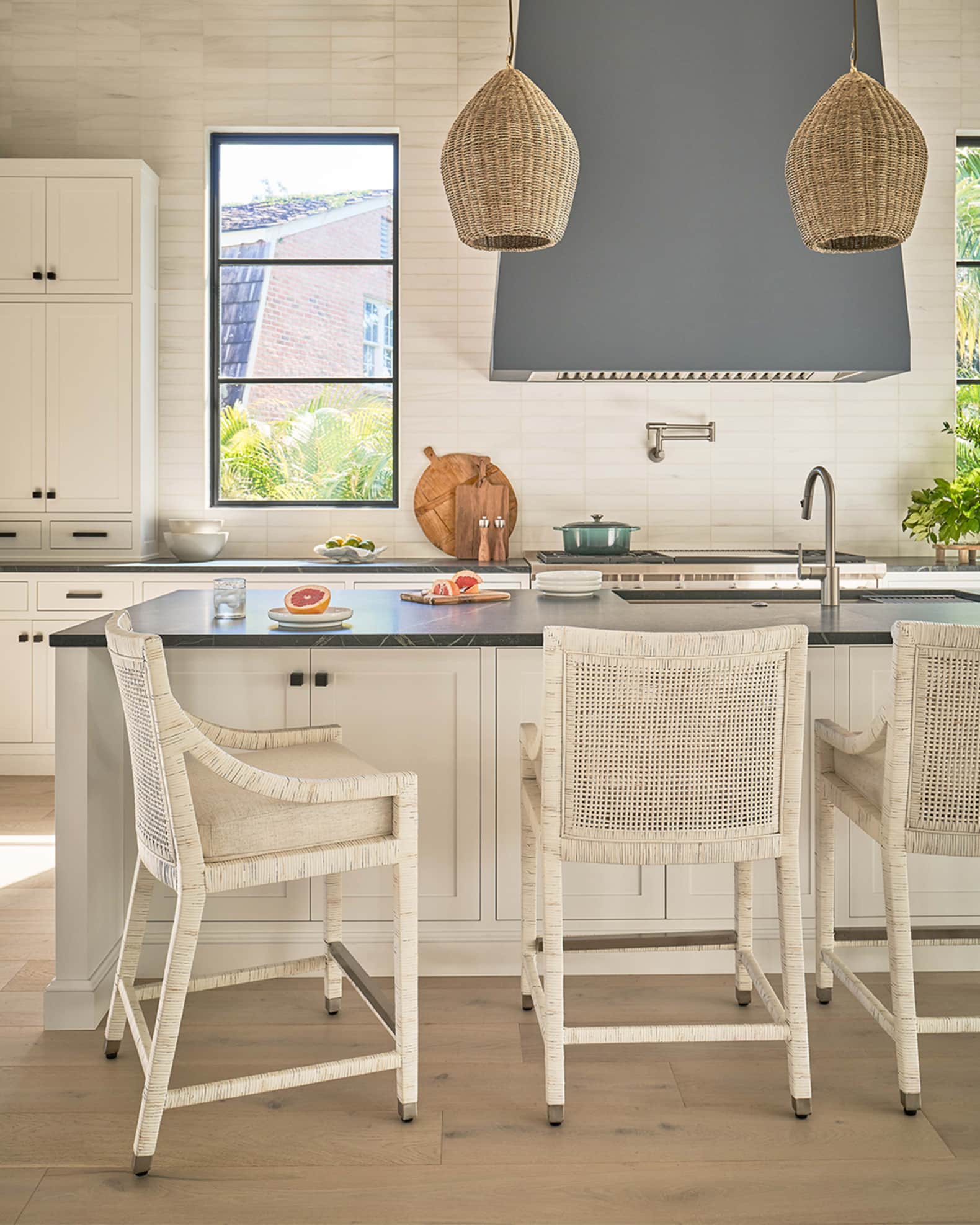 Universal Furniture Longboat 24" Counter Stool | Neiman Marcus