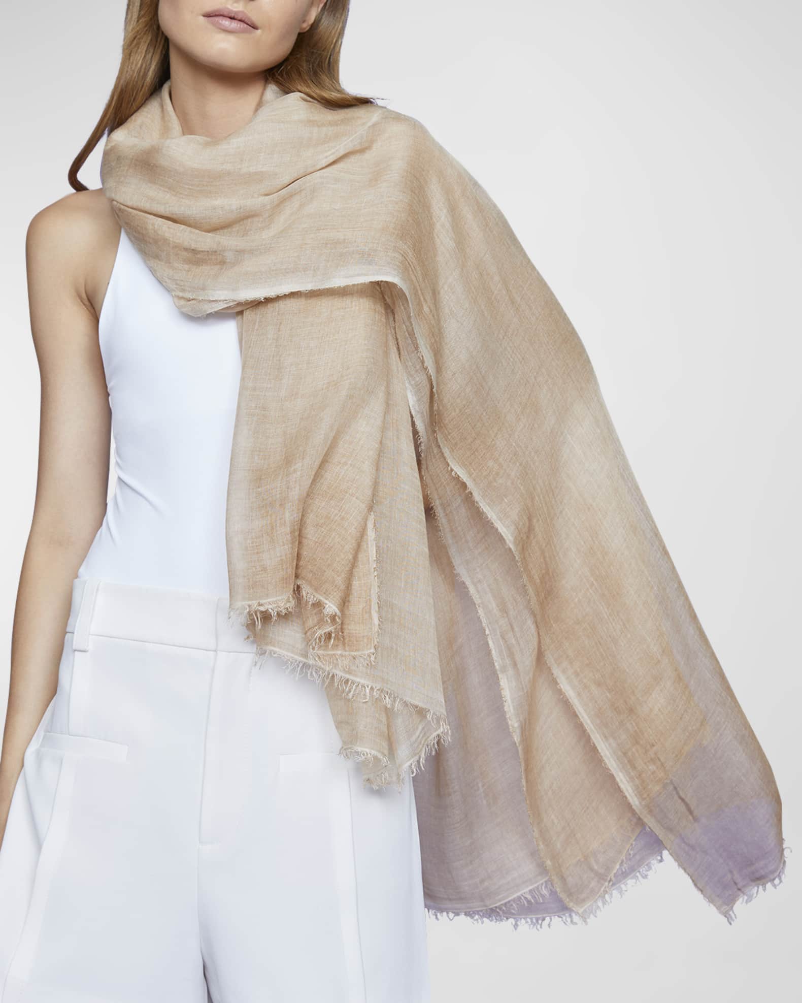 Faliero Sarti Gauze Modal-Silk Scarf | Neiman Marcus