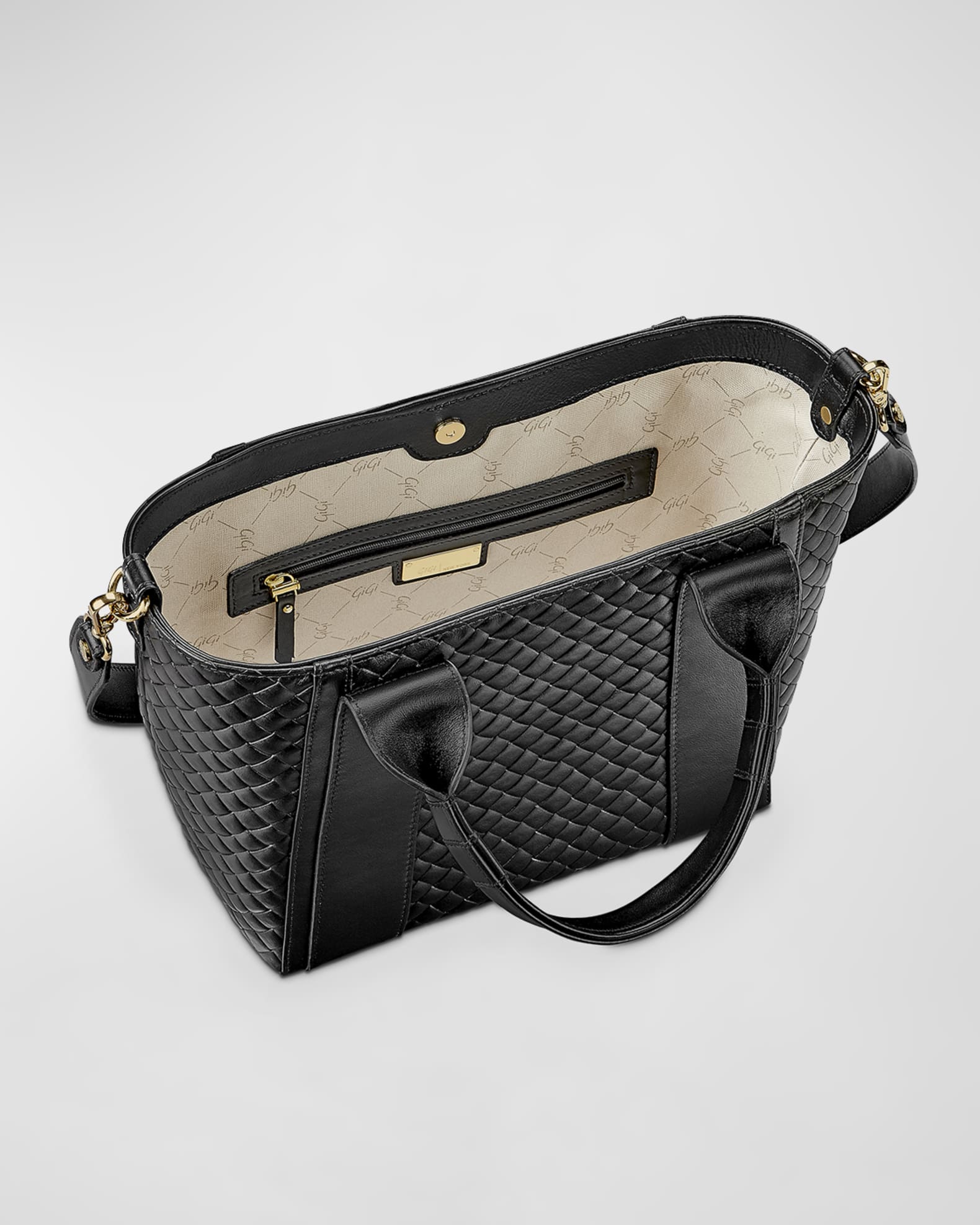 Gigi New York Harper Woven Leather Tote Bag | Neiman Marcus