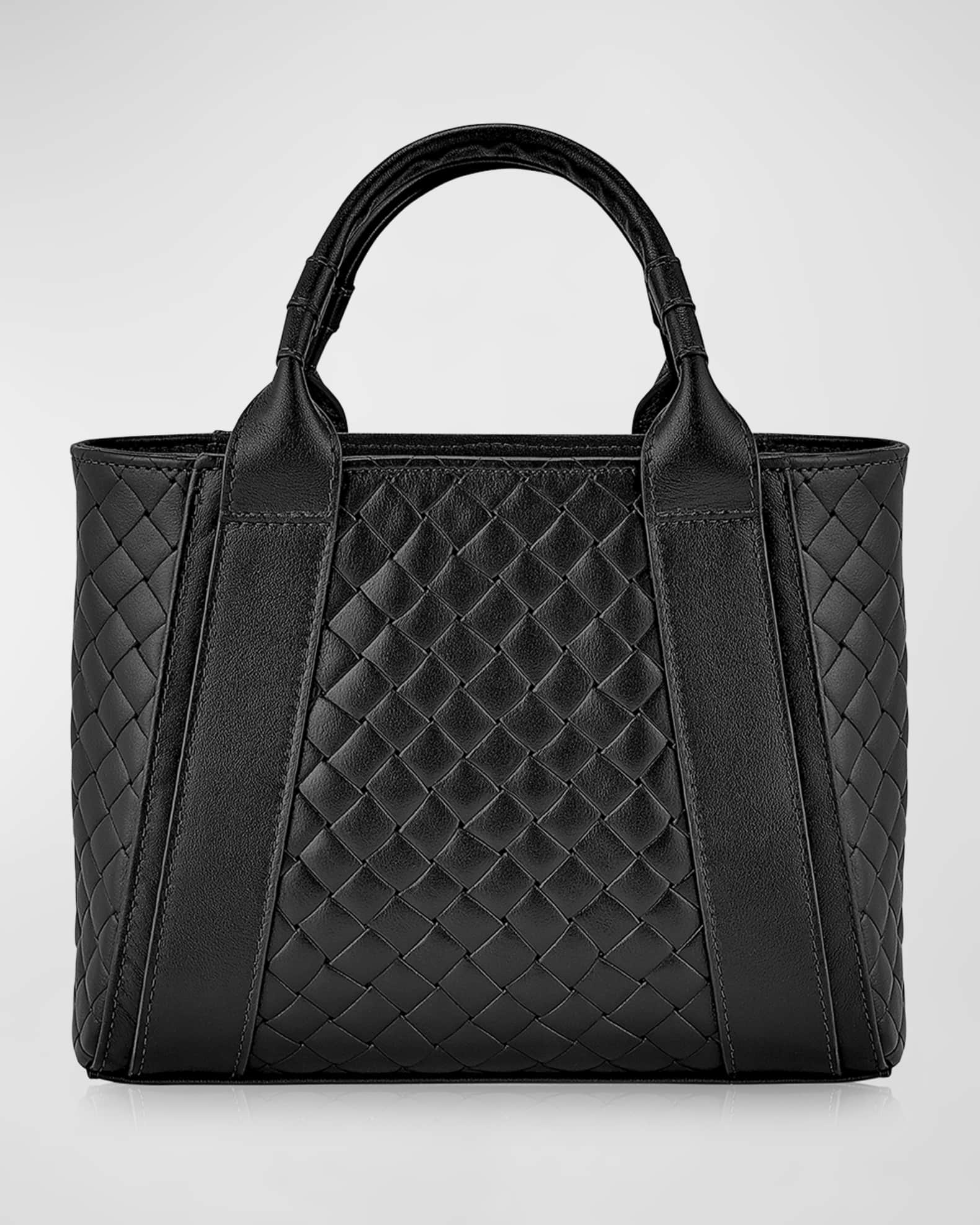 Gigi New York Dylan Mini Woven Leather Tote Bag | Neiman Marcus