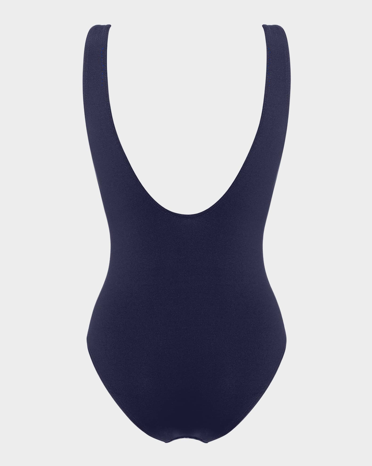 Eres Icone Snap-Front One-Piece Swimsuit | Neiman Marcus