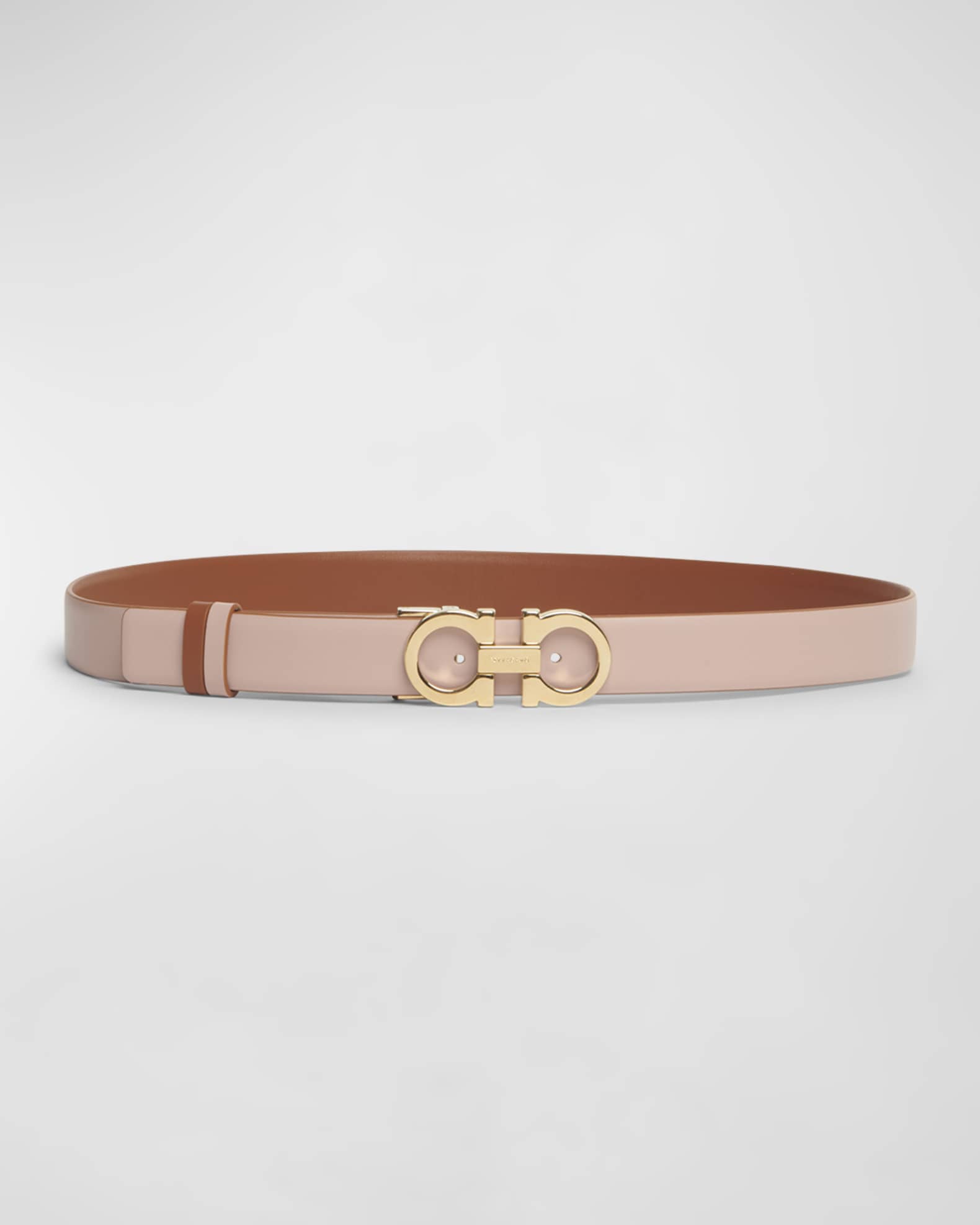 Ferragamo Reversible Gancini Leather Belt | Neiman Marcus