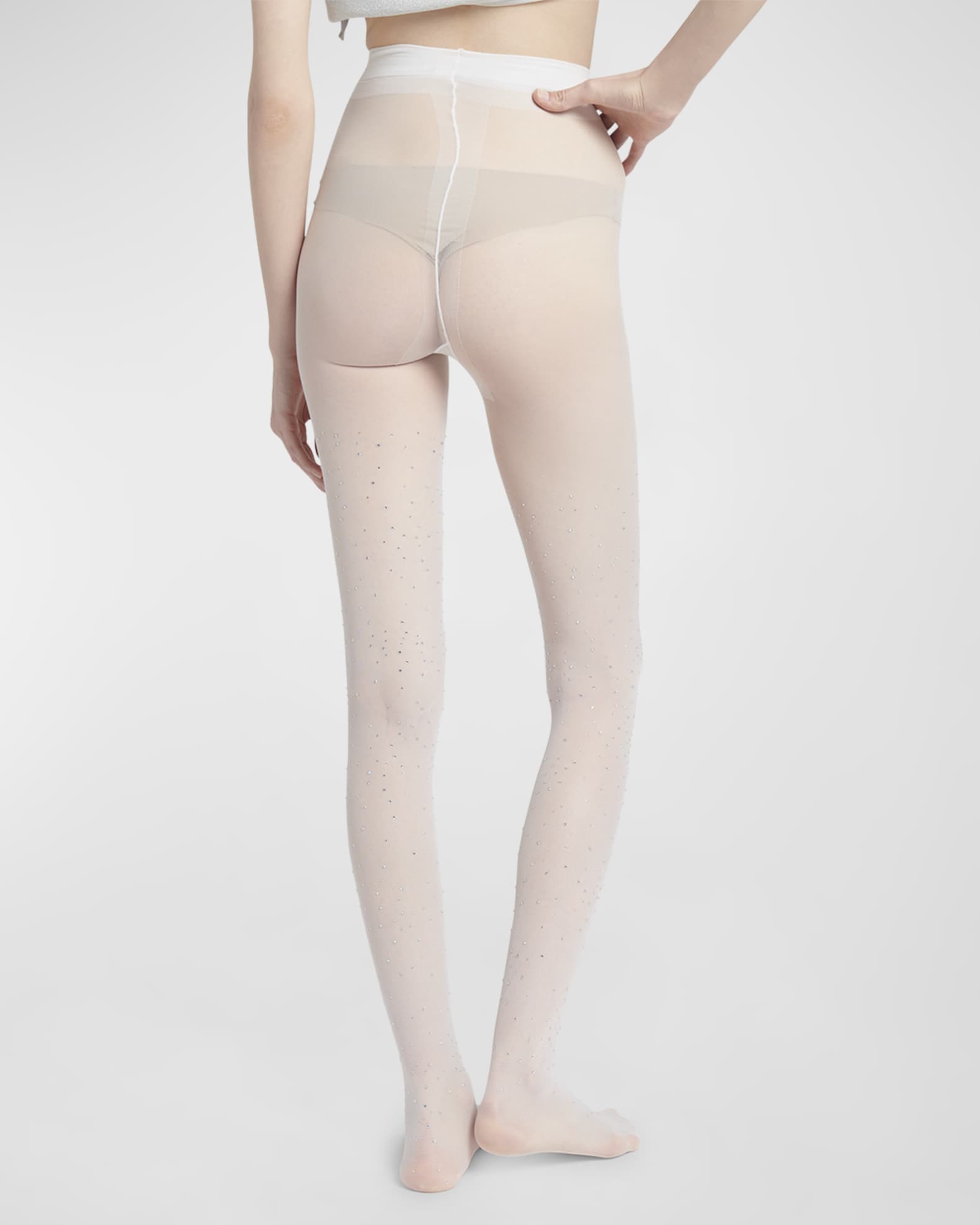 Giorgio Armani Sparkly Rhinestone Tights | Neiman Marcus