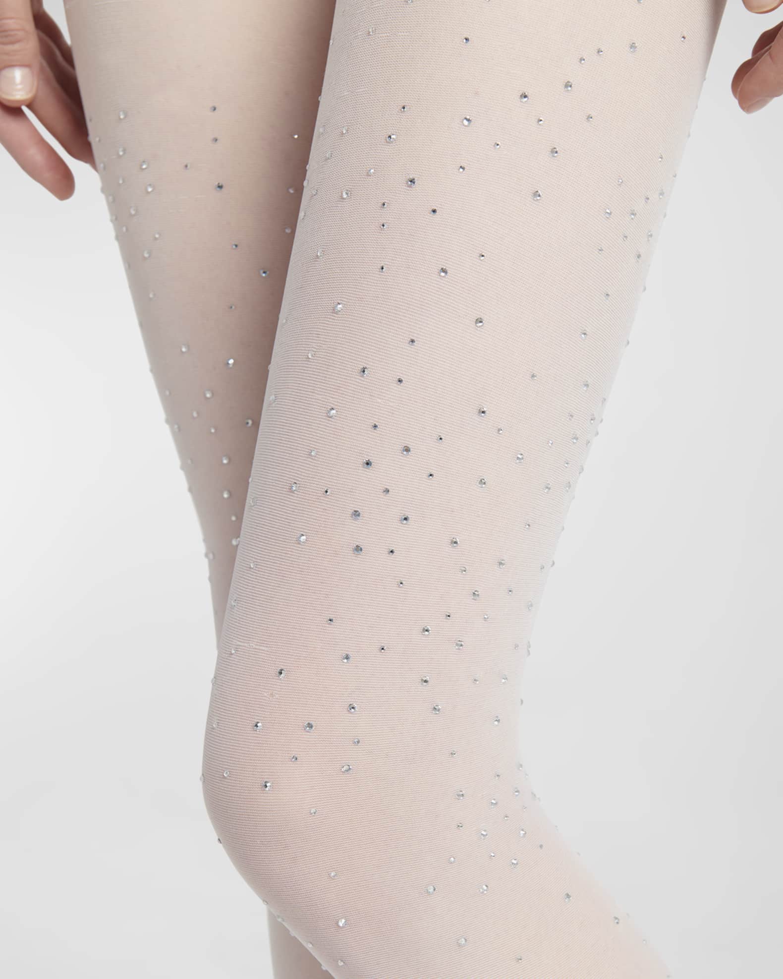 Giorgio Armani Sparkly Rhinestone Tights | Neiman Marcus