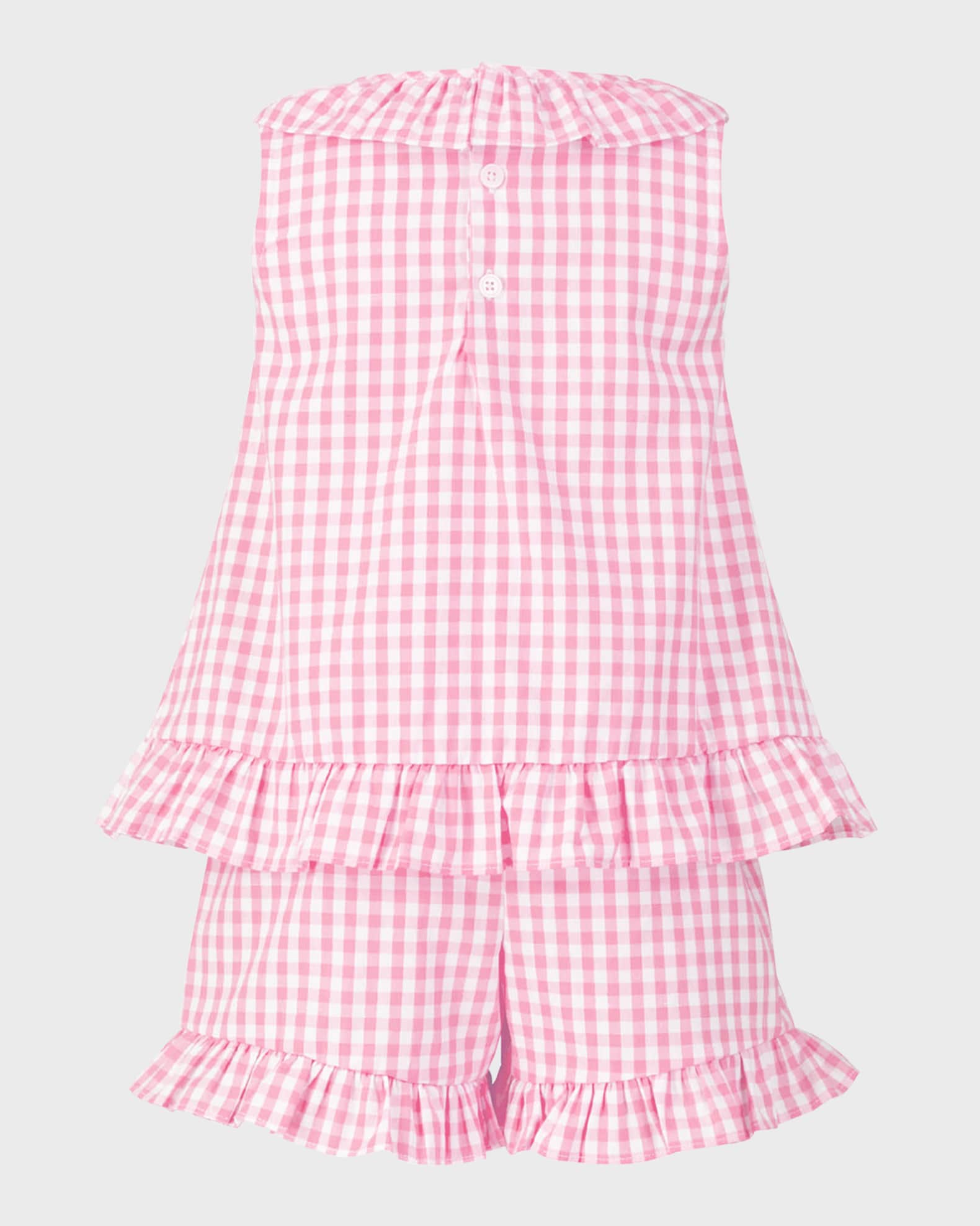 Rachel Riley Girl's Gingham Frill Top & Shorts Set, Size 2-10 | Neiman ...