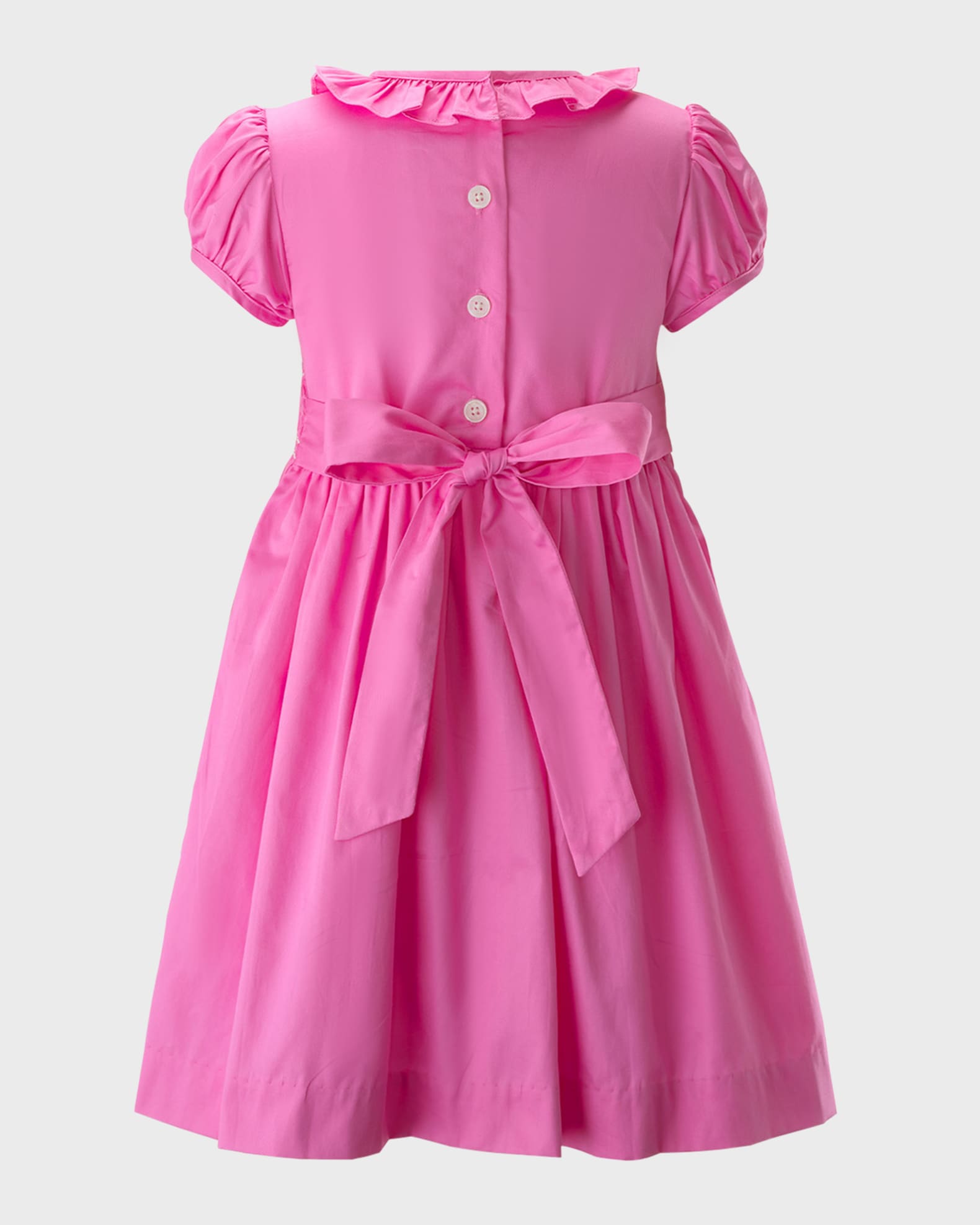 Rachel Riley Girl's Heart Smocked Frill Collar Dress, Size 6M-24M ...