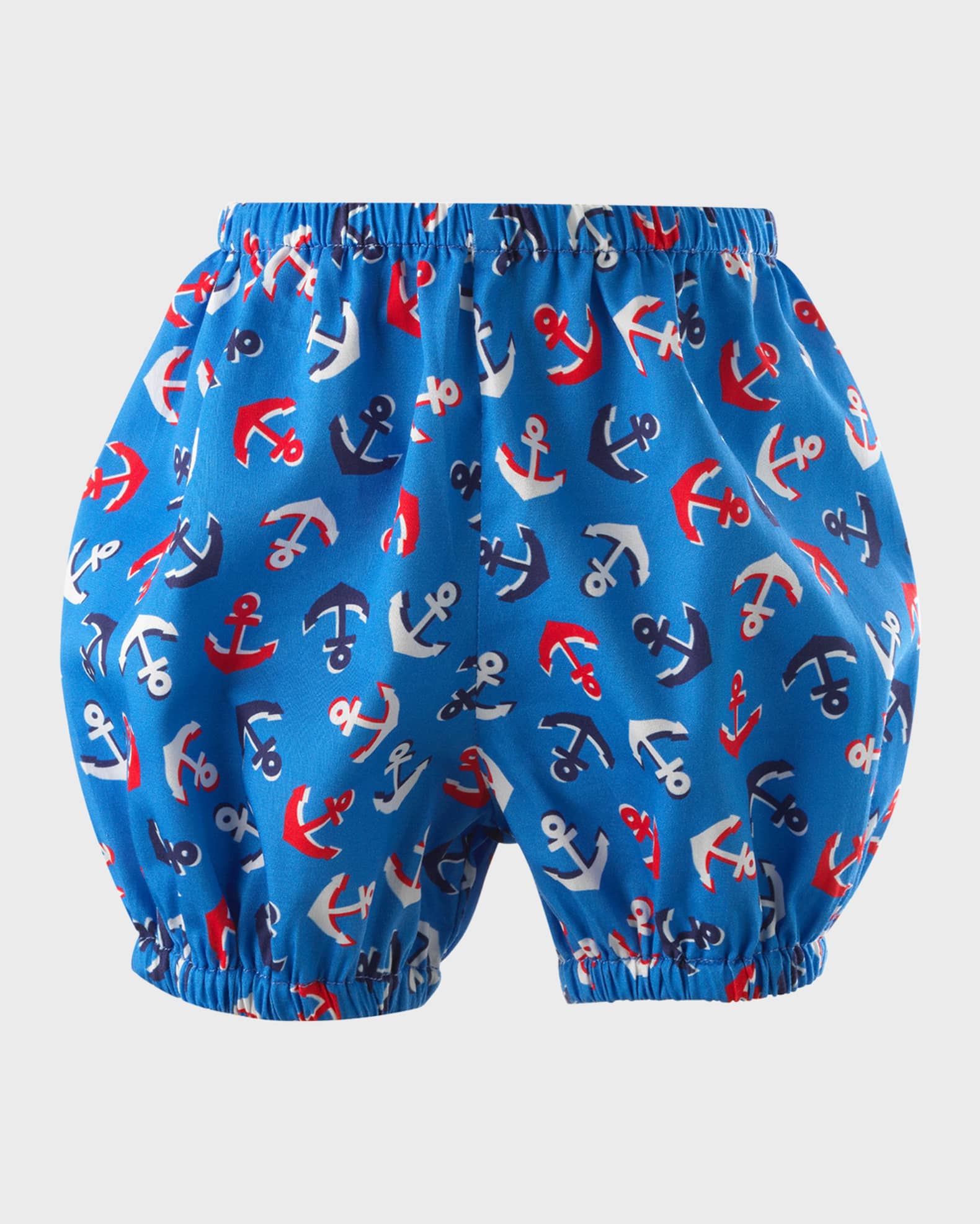 Rachel Riley Girl's Anchor-Print Button-Front Dress with Bloomers, Size ...