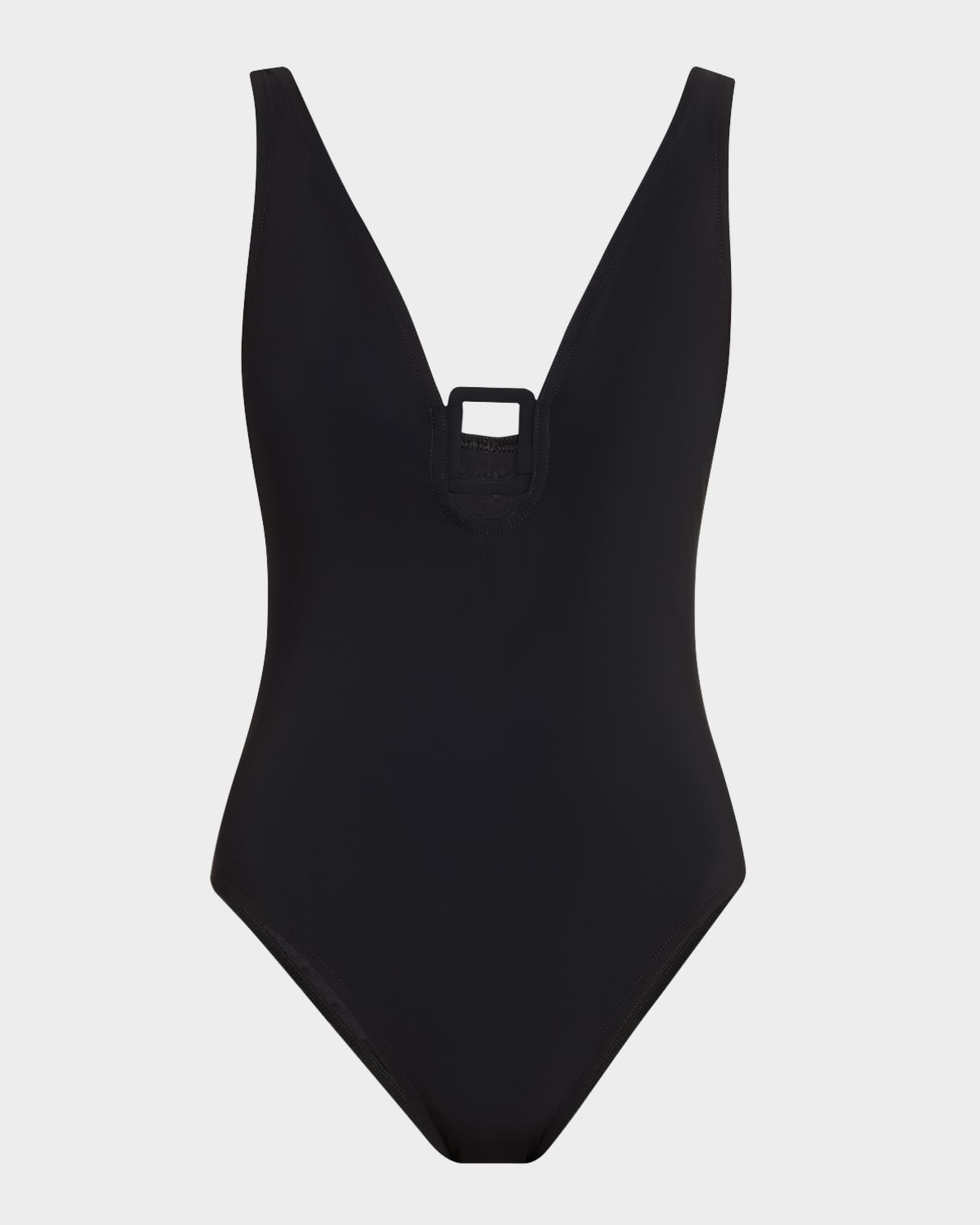 Karla Colletto Juni V-Neck Silent Underwire One-Piece Swimsuit | Neiman ...