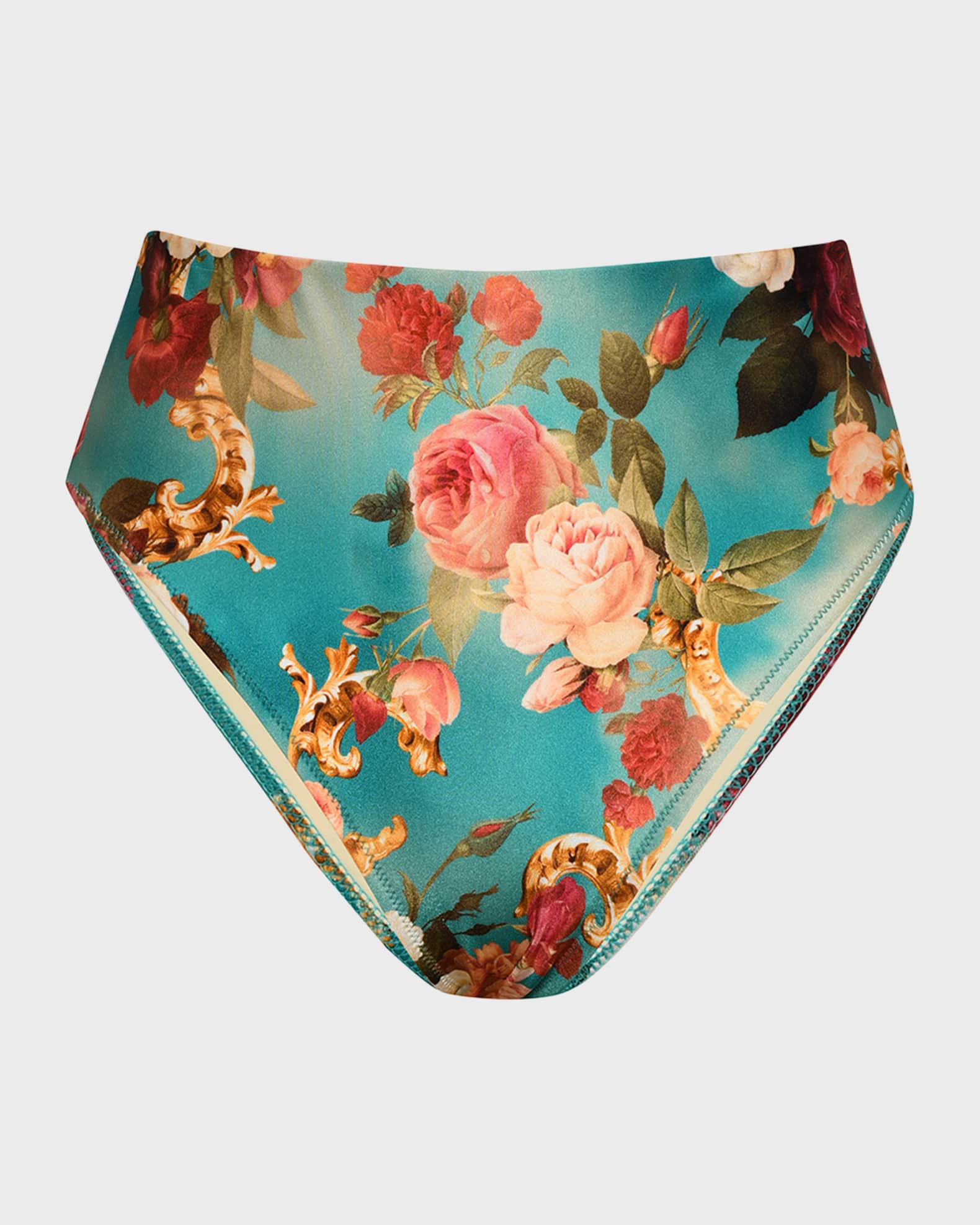 Lagence Vanessa Roses High Waist Bikini Bottoms Neiman Marcus
