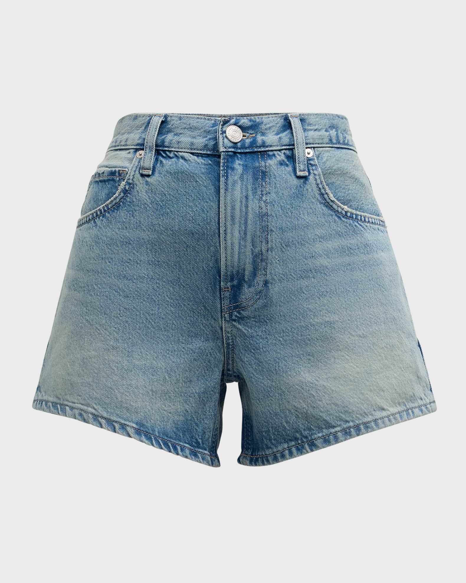 FRAME Le Super High Denim Shorts | Neiman Marcus