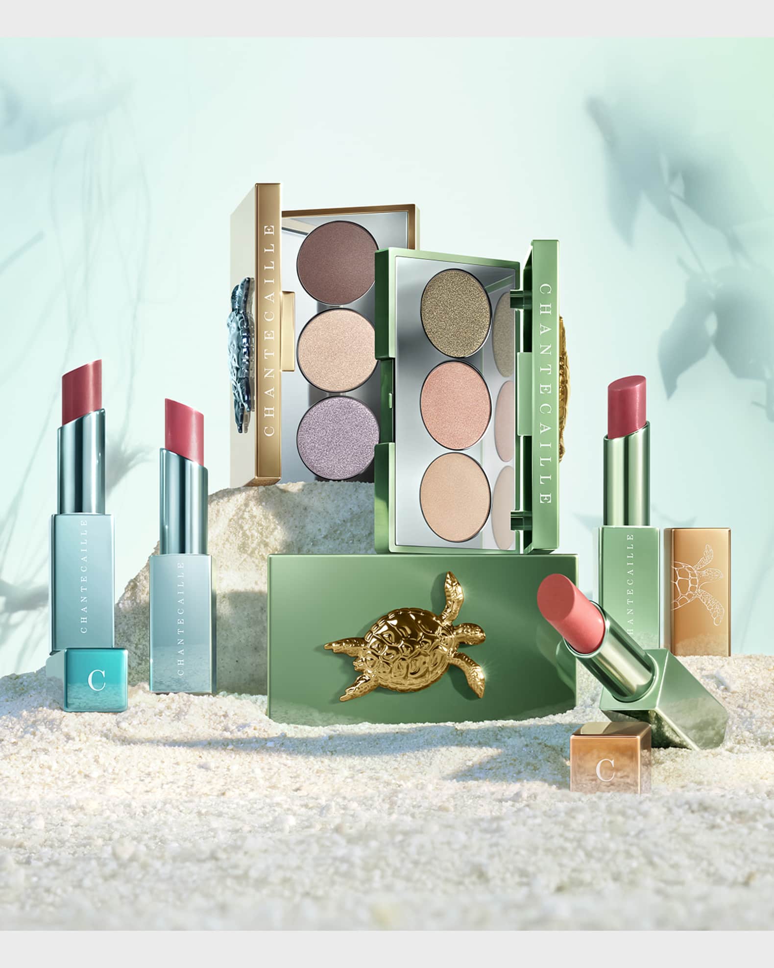 Chantecaille Limited Edition Sea Turtle Eyeshadow Trio | Neiman Marcus