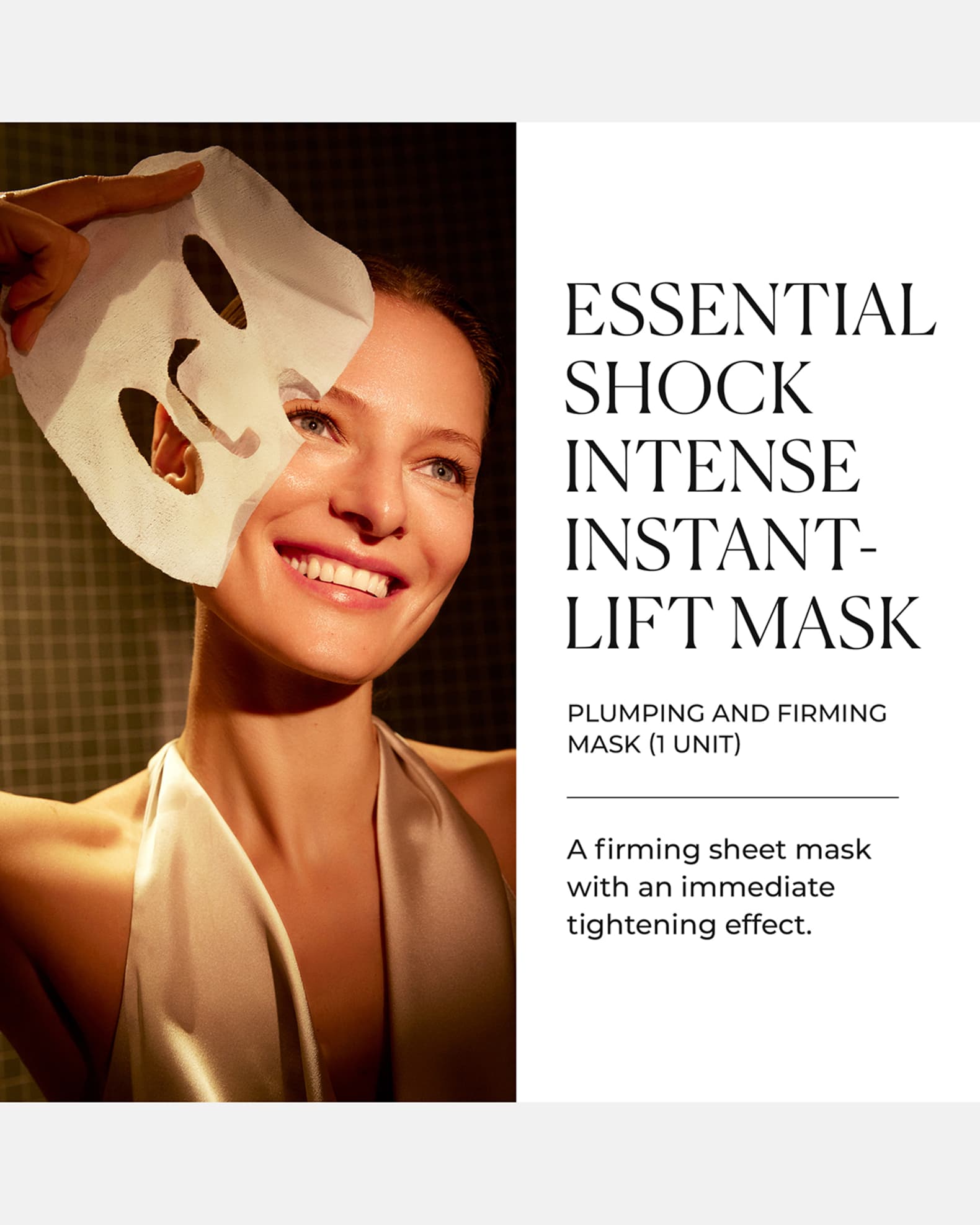 Natura Bisse Essential Shock Intense Instant-Lift Mask, 4 Count ...