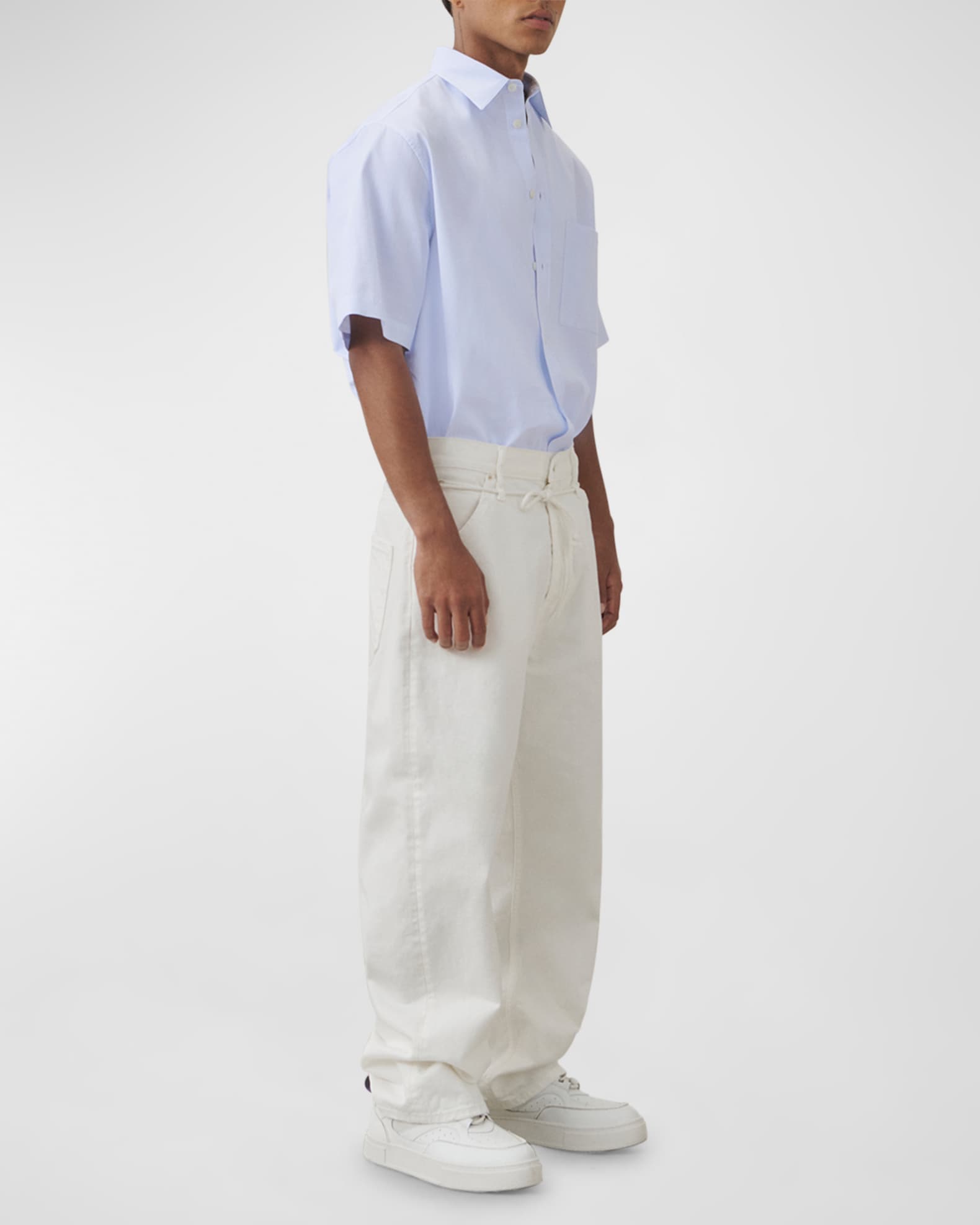 DARKPARK Men's David Drawstring Denim Pants | Neiman Marcus