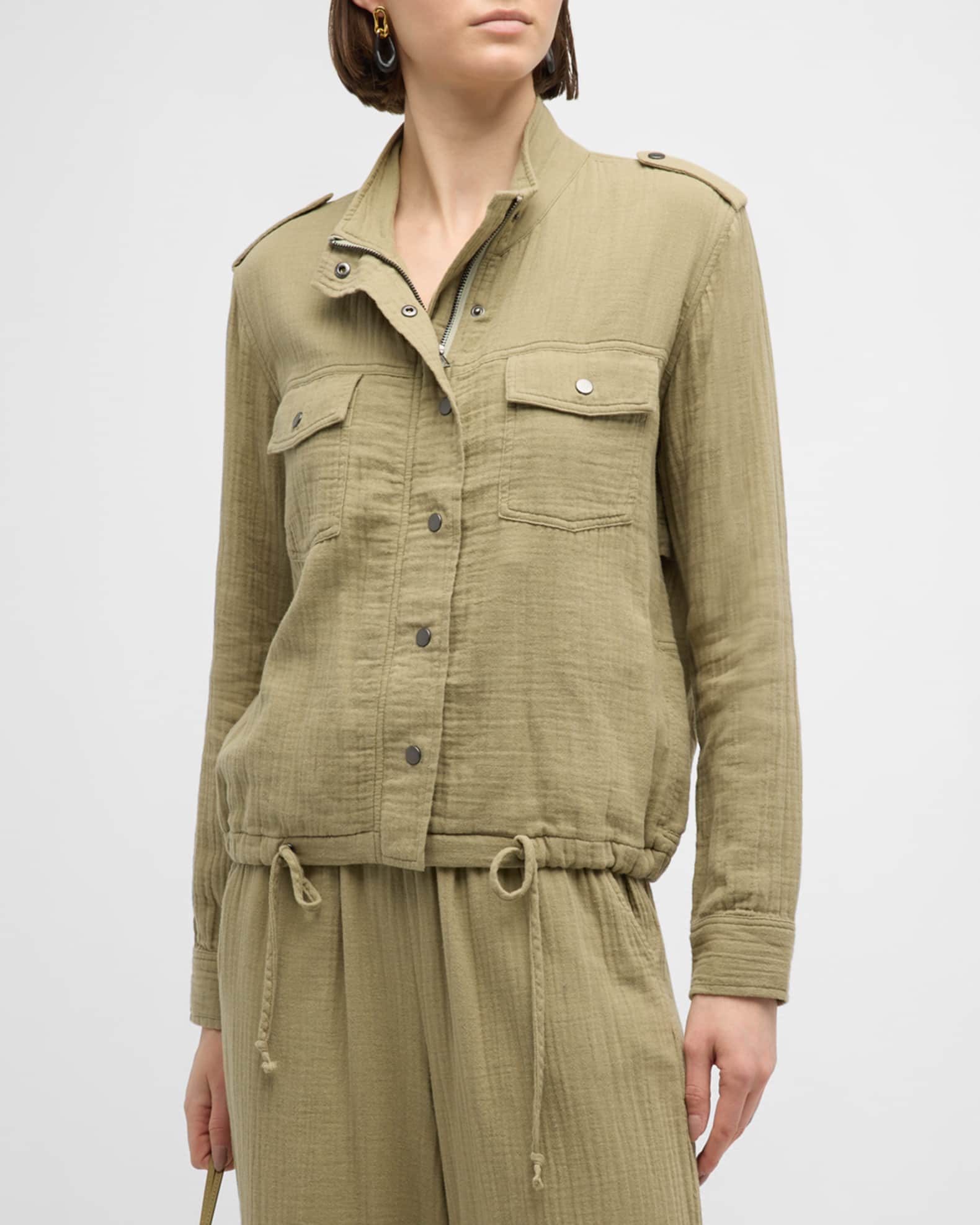 Rails Collins Gauze Military Jacket | Neiman Marcus