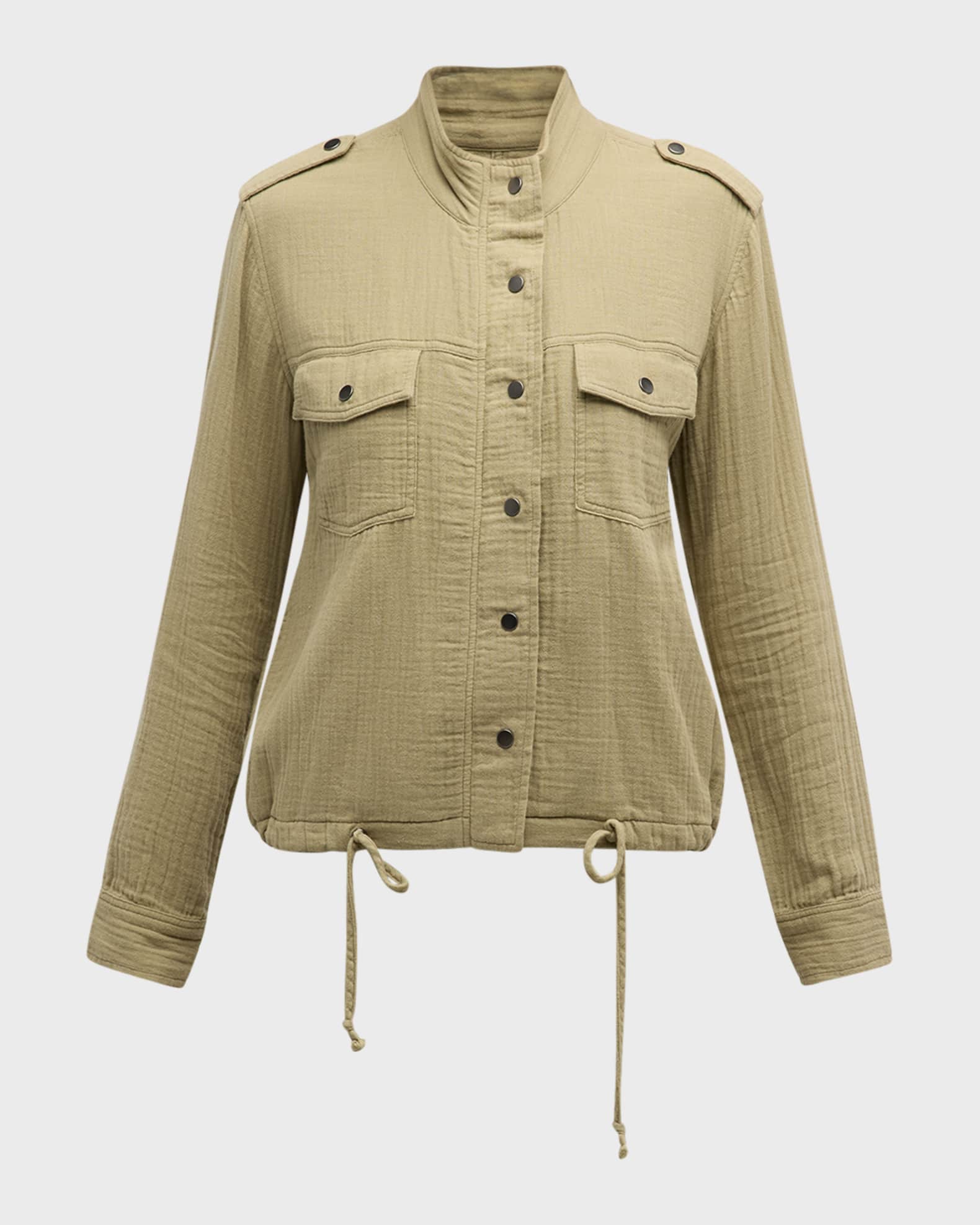 Rails Collins Gauze Military Jacket | Neiman Marcus