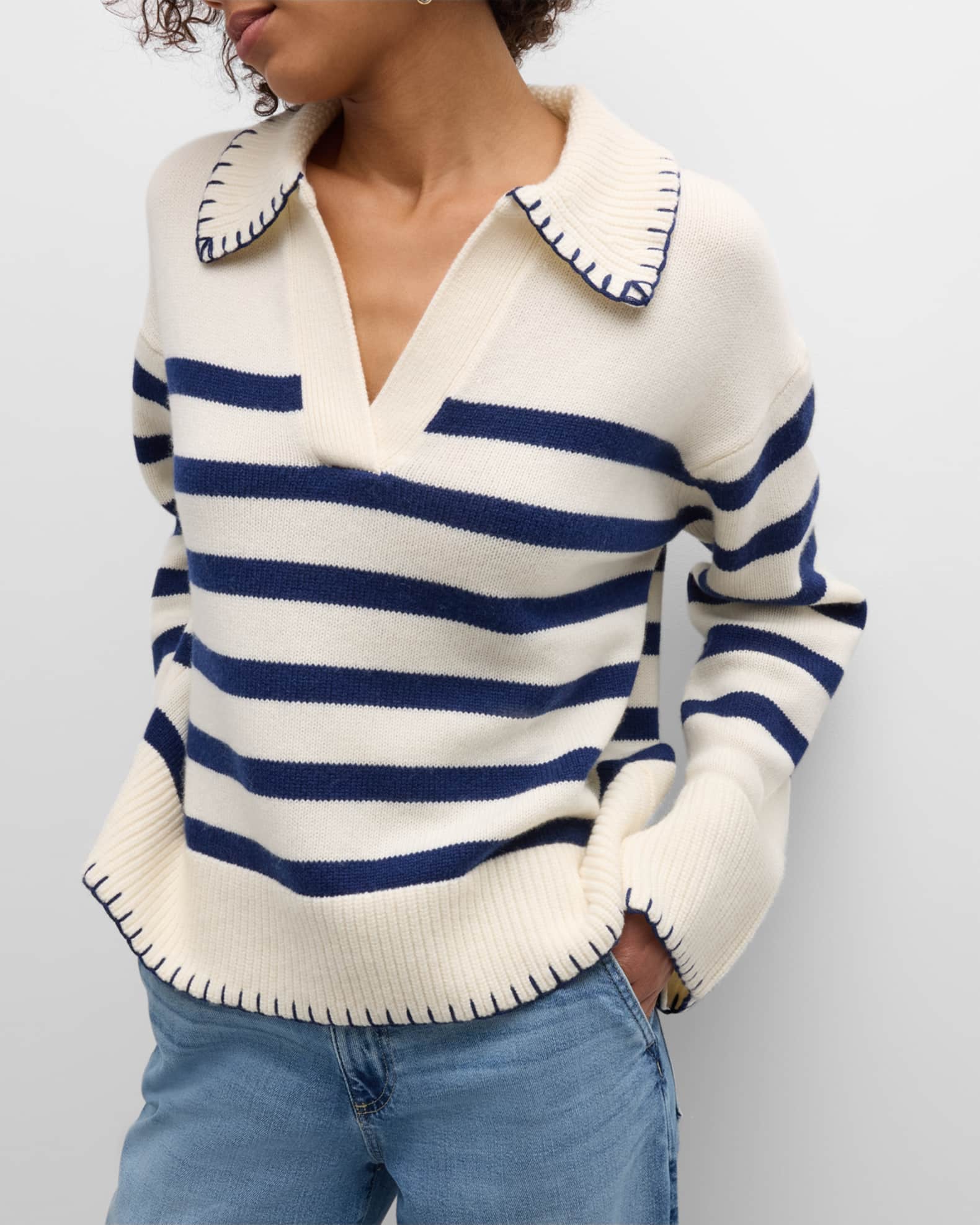 Rails Athena Striped Wool Sweater | Neiman Marcus