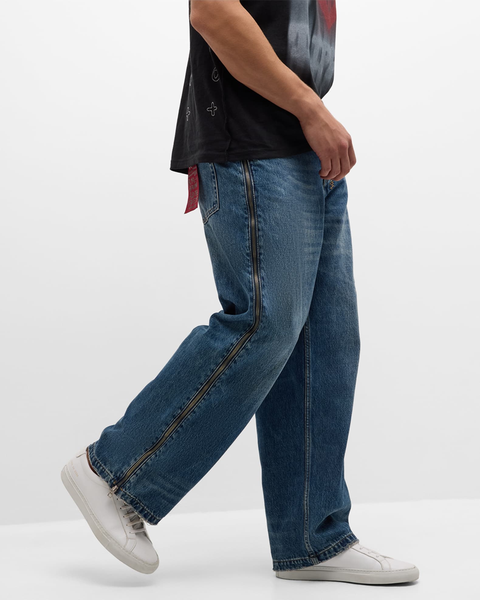 Ksubi x Trippie Redd Men's Maxx Zip Trip Jeans | Neiman Marcus