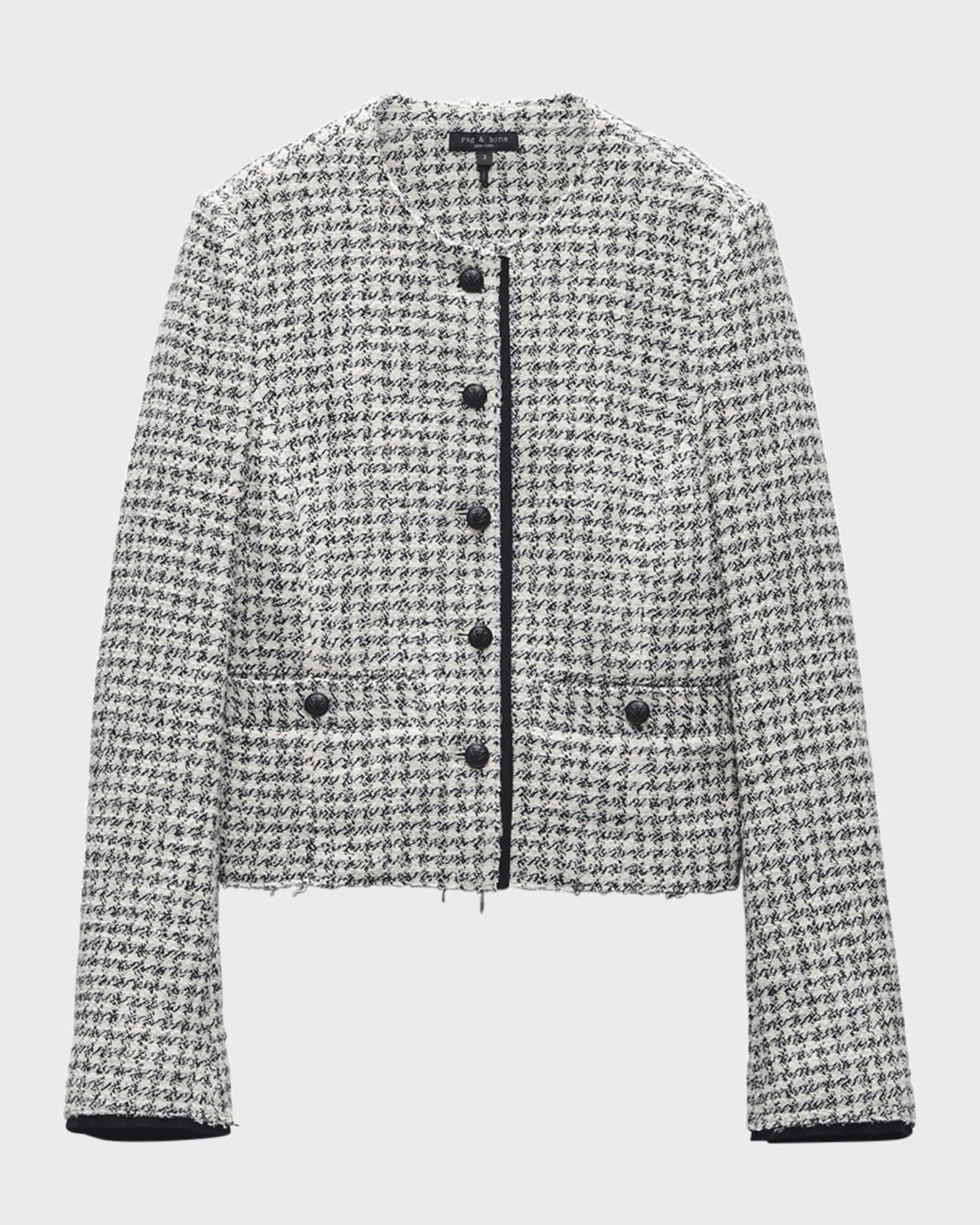 Rag & Bone Carmen Houndstooth Tailored Jacket | Neiman Marcus