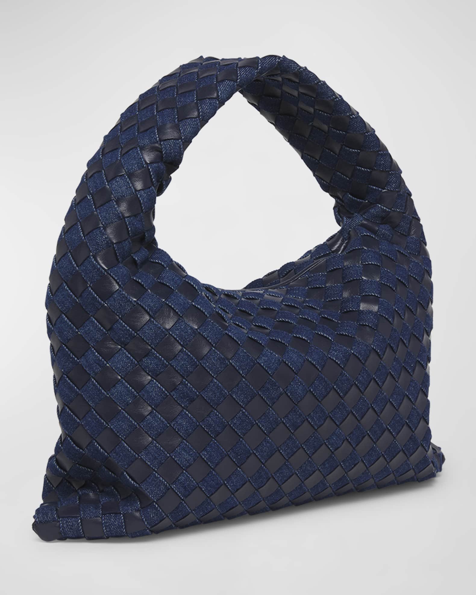 Bottega Veneta Small Hop Denim Bag | Neiman Marcus