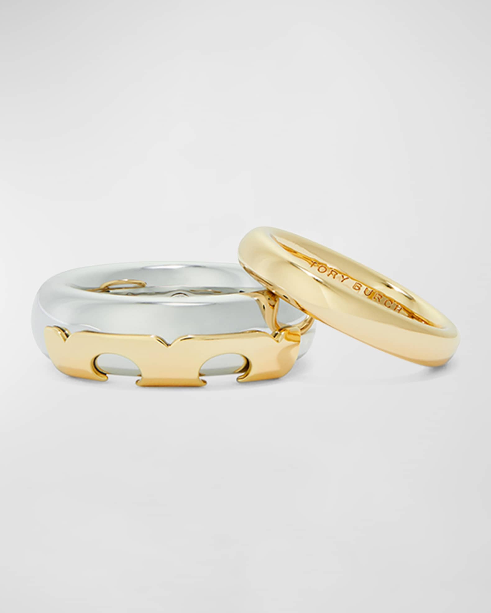 Tory Burch Essential Rings, Set of 2 | Neiman Marcus