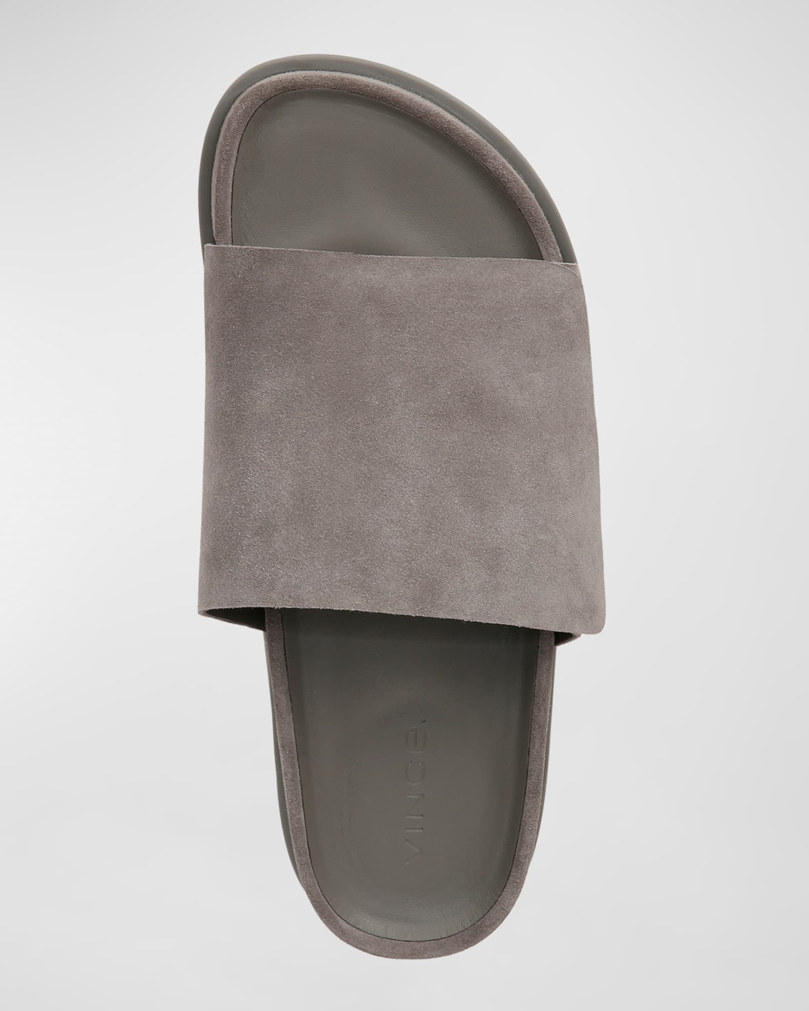 Vince Men's Del Rey Leather Slide Sandals | Neiman Marcus