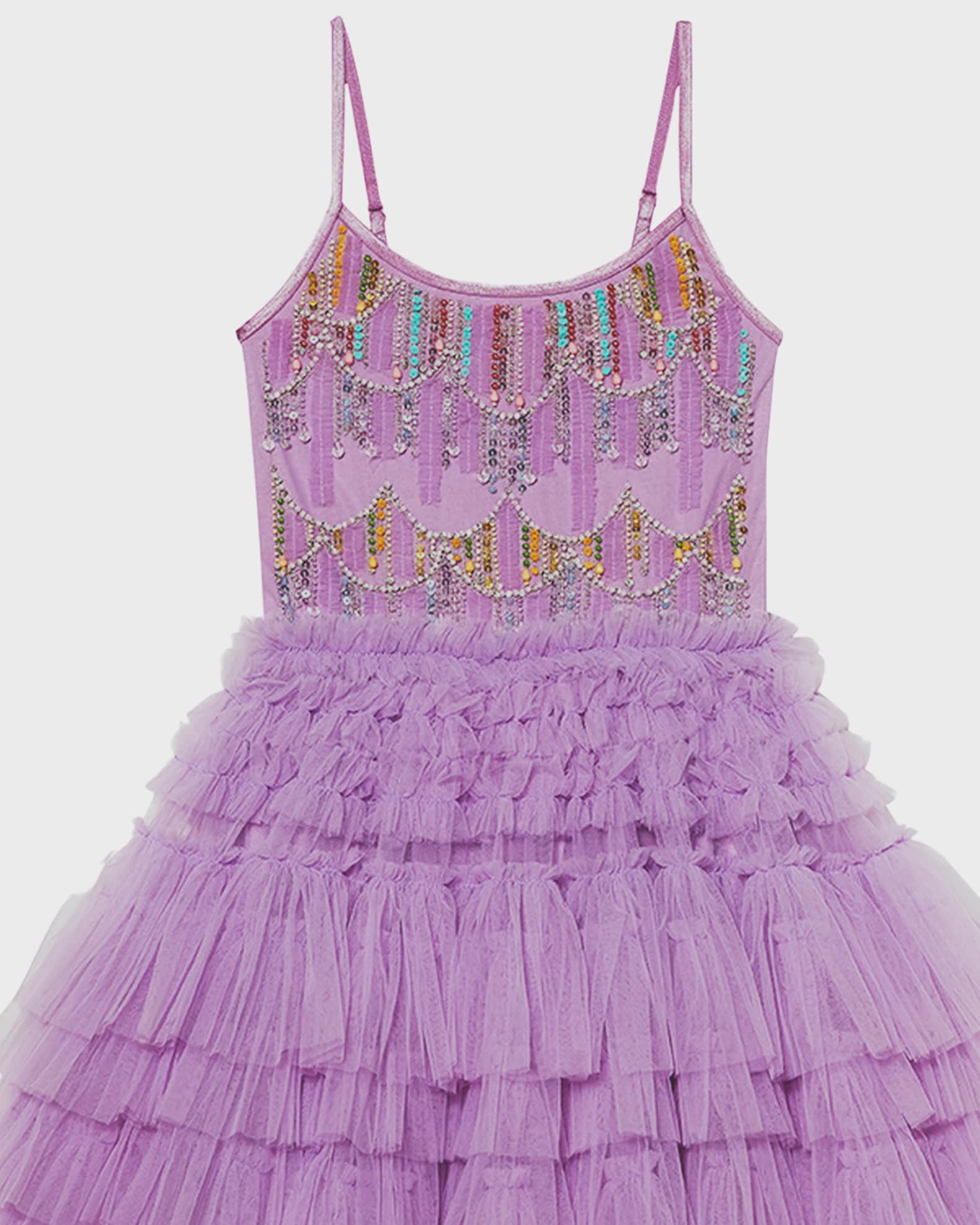Tutu Du Monde Girl's Sequined Crystal Painterly Tutu Dress, Size 2-11 ...