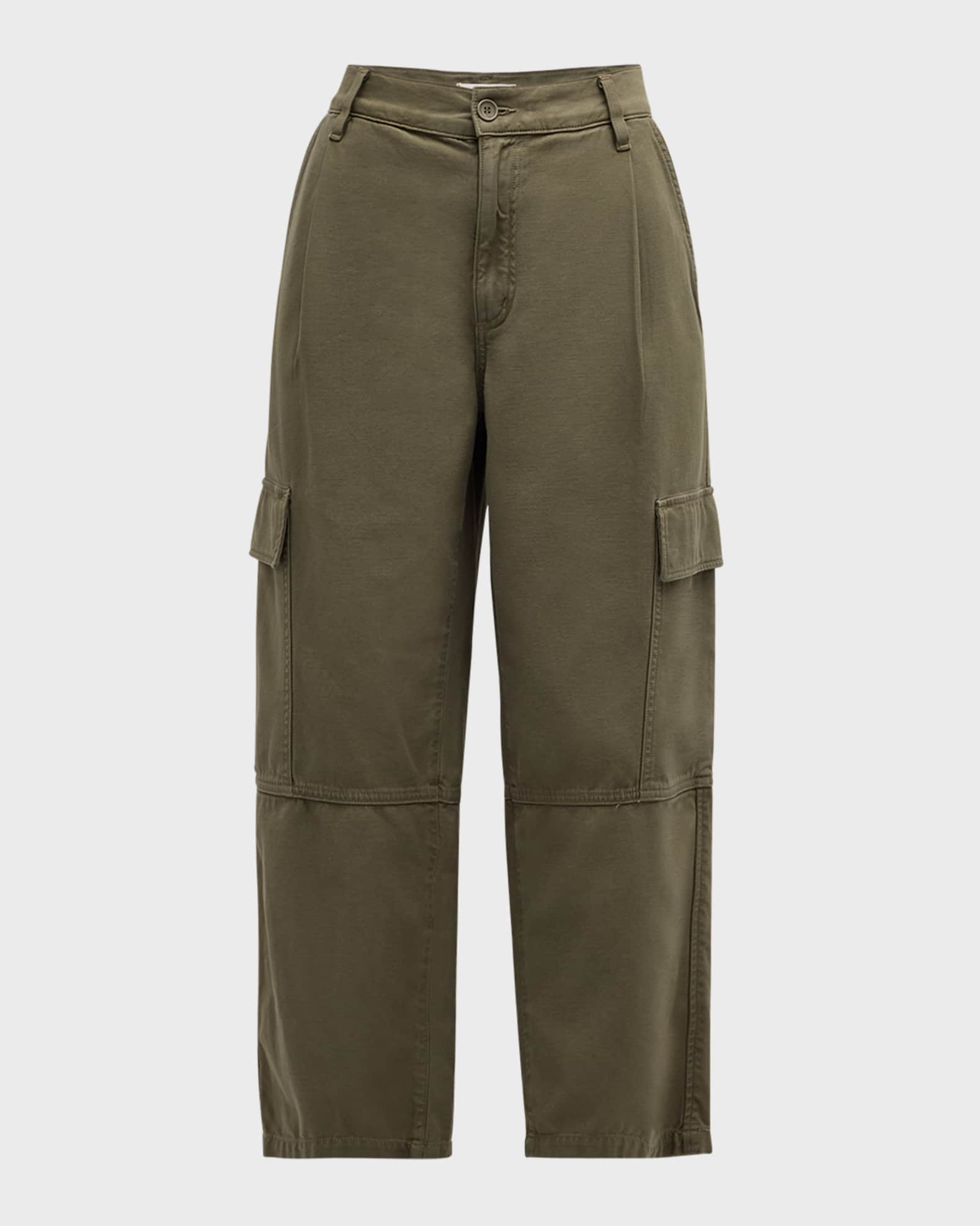 AGOLDE Jericho Cropped Cargo Pants | Neiman Marcus