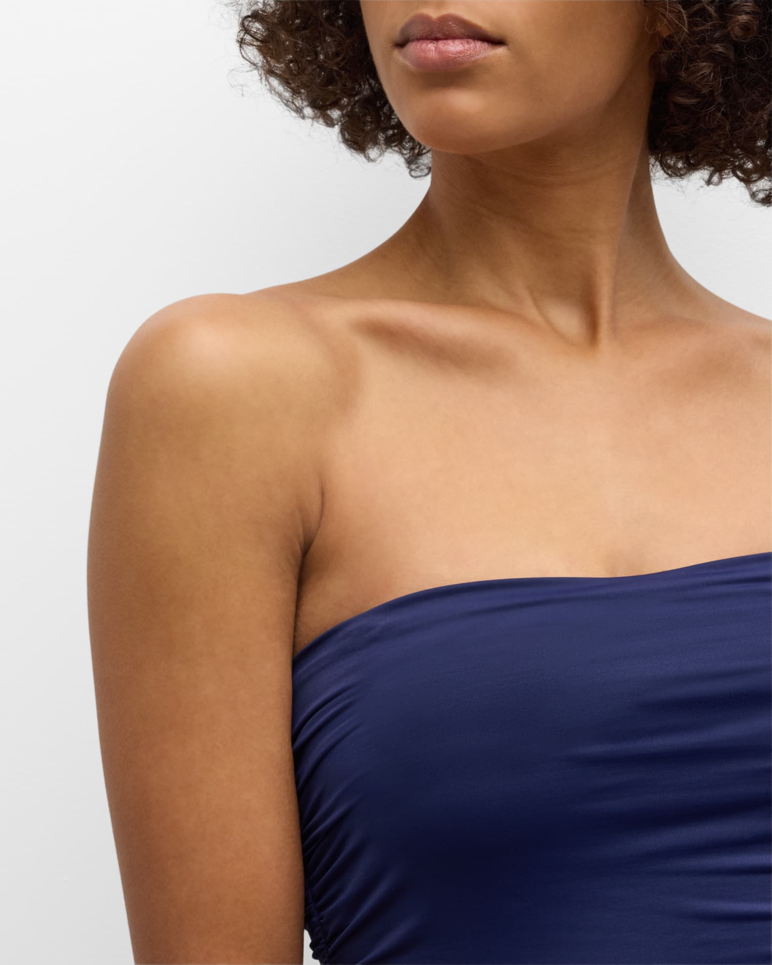 BONDI BORN Raya Bandeau One-Piece Swimsuit | Neiman Marcus