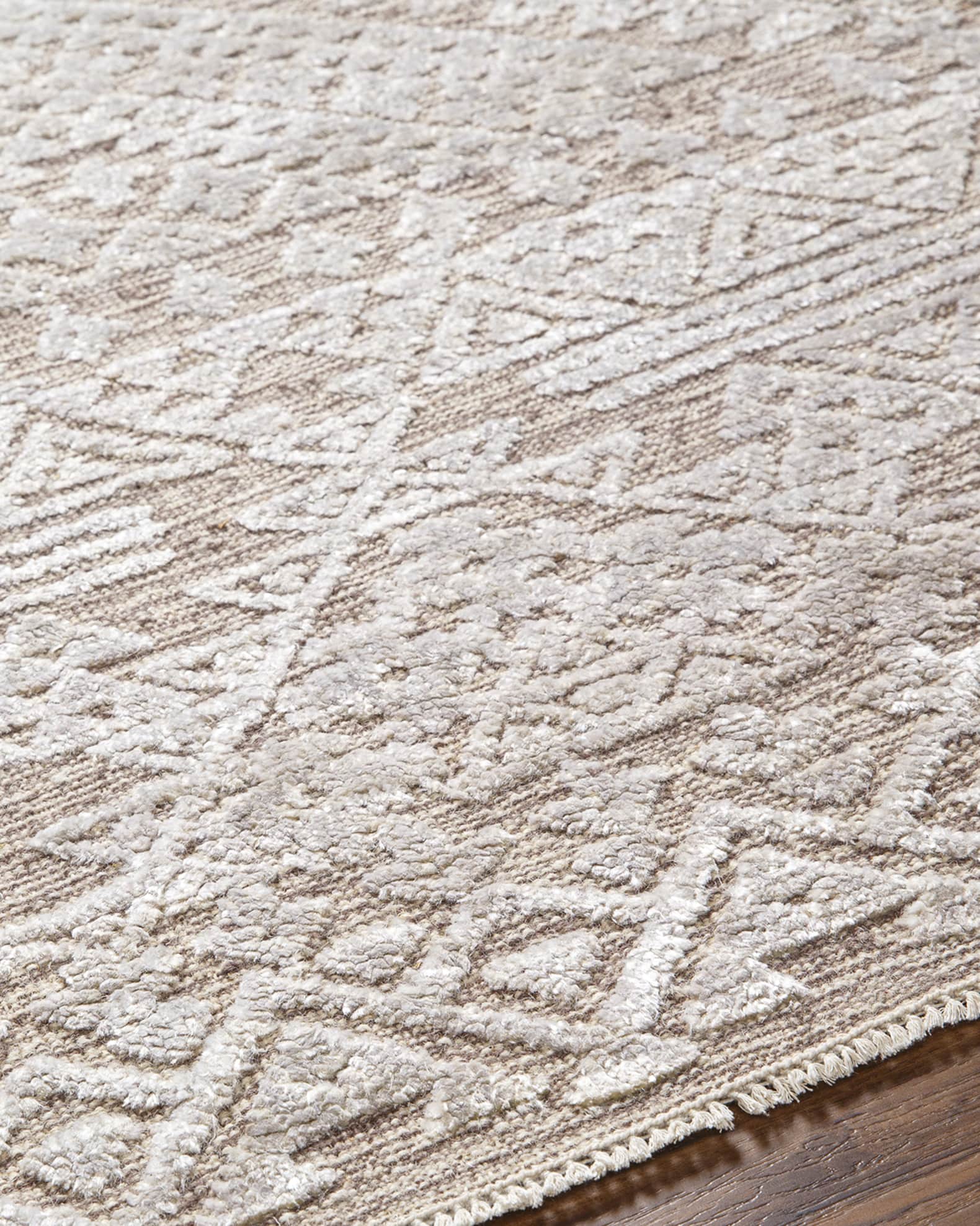 Surya Rugs Amina Dark Beige Hand-Knotted Rug, 9' x 12' | Neiman Marcus