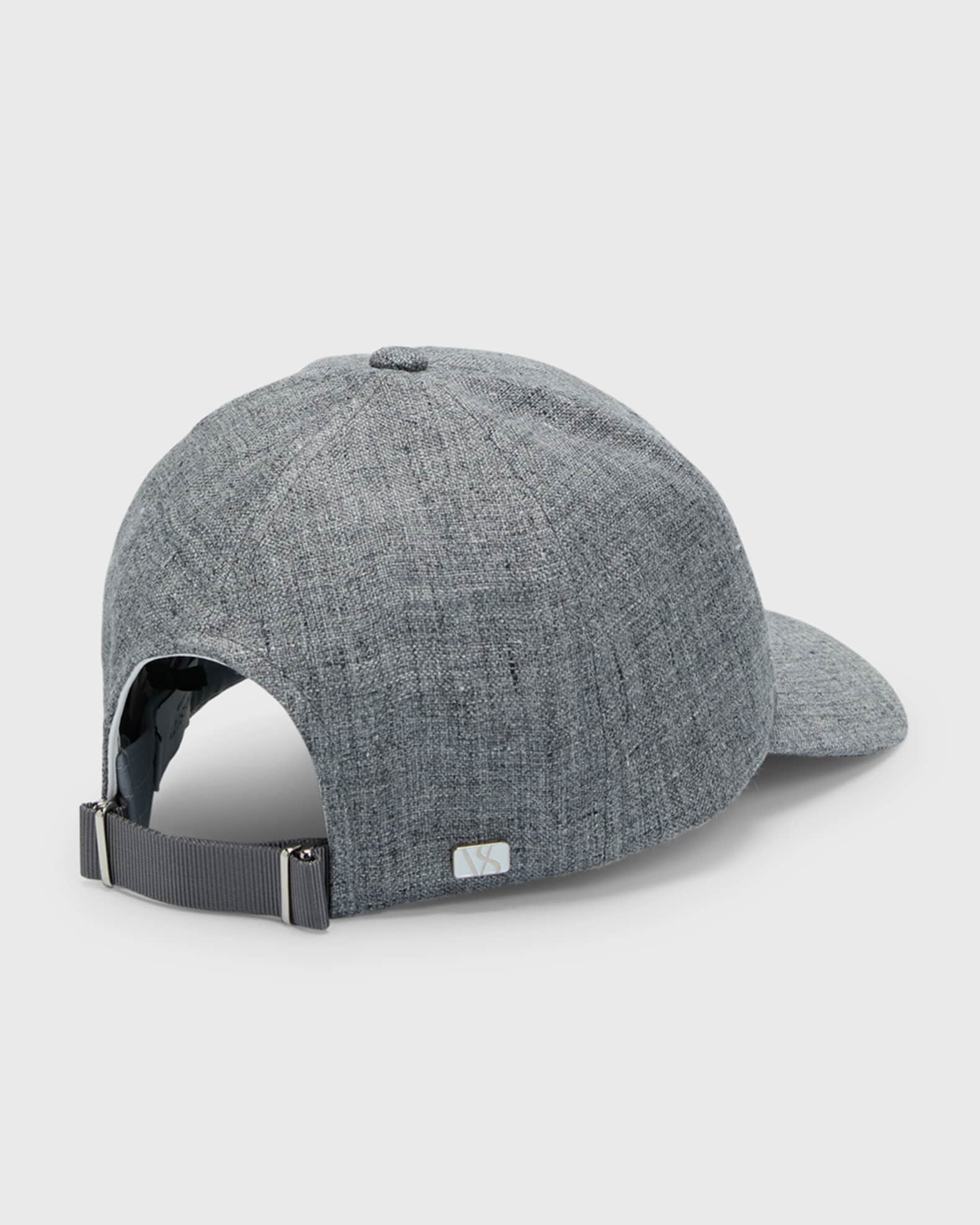 Varsity Headwear Men's Linen-Blend 6-Panel Baseball Cap | Neiman Marcus