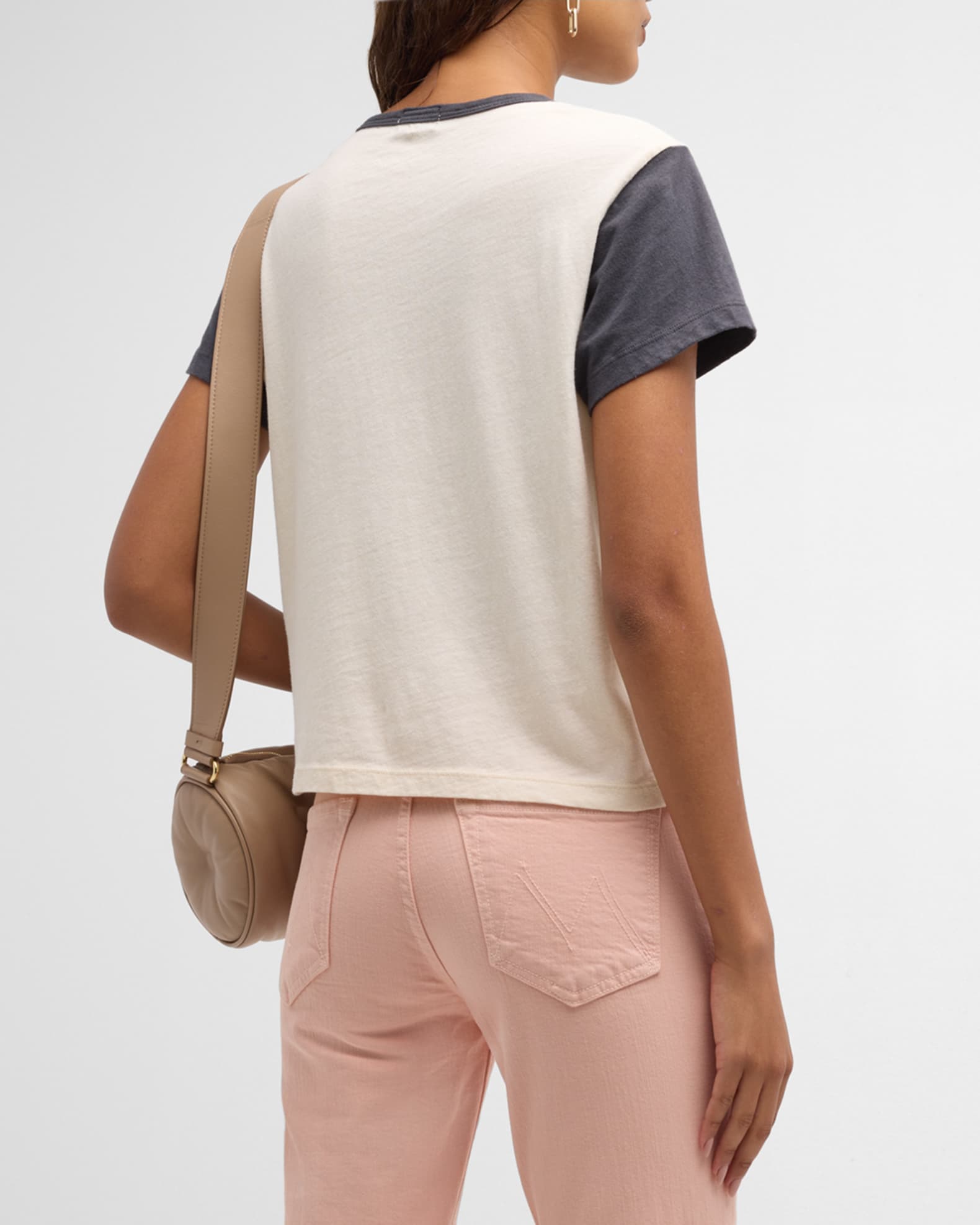 MOTHER The Goodie Goodie Ringer Tee | Neiman Marcus