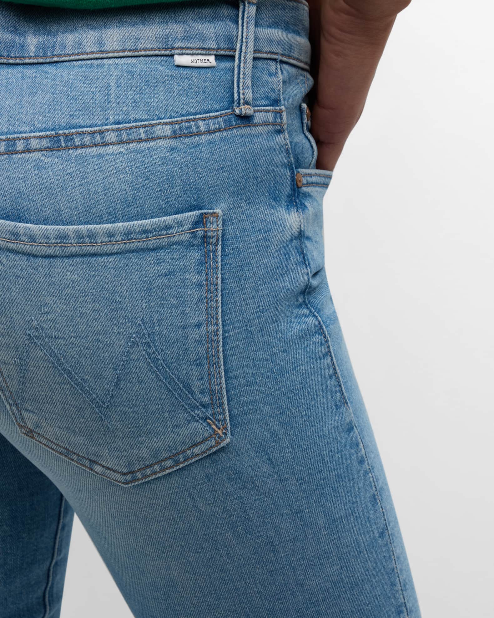 MOTHER The Insider Sneak Fray Jeans | Neiman Marcus