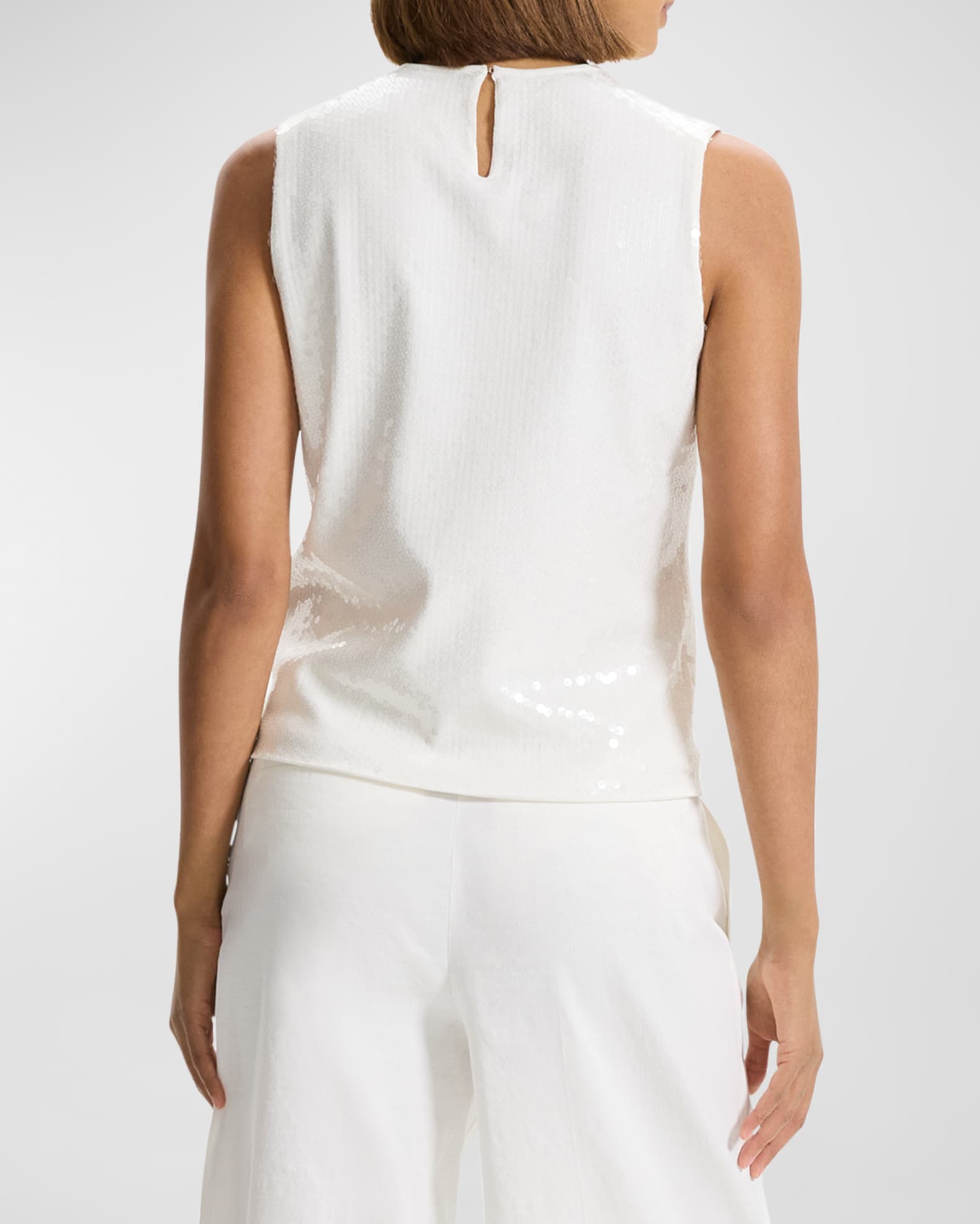 Theory Sequin Sleeveless Shell Top | Neiman Marcus