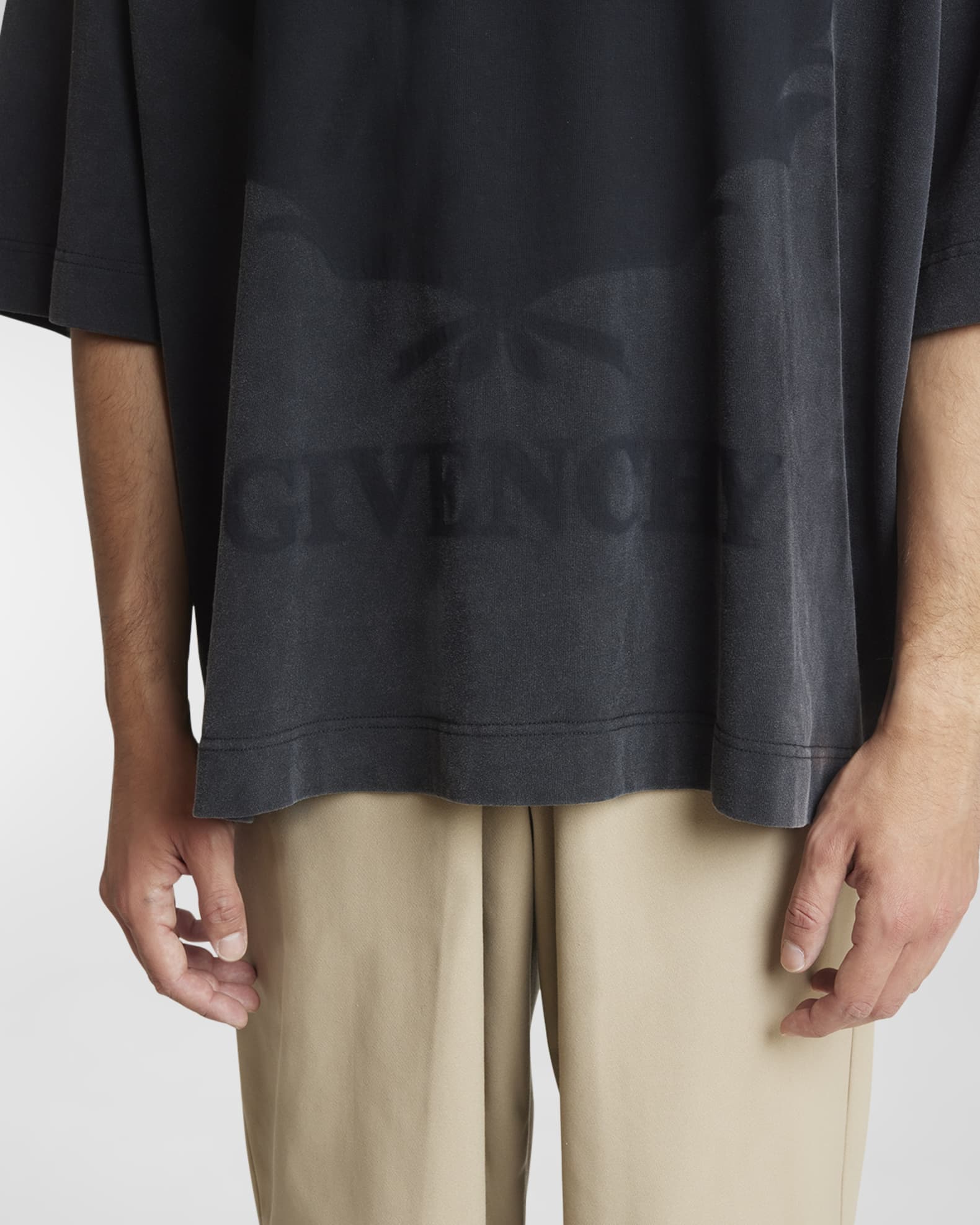 Givenchy Men's Boxy XL University Logo T-Shirt | Neiman Marcus
