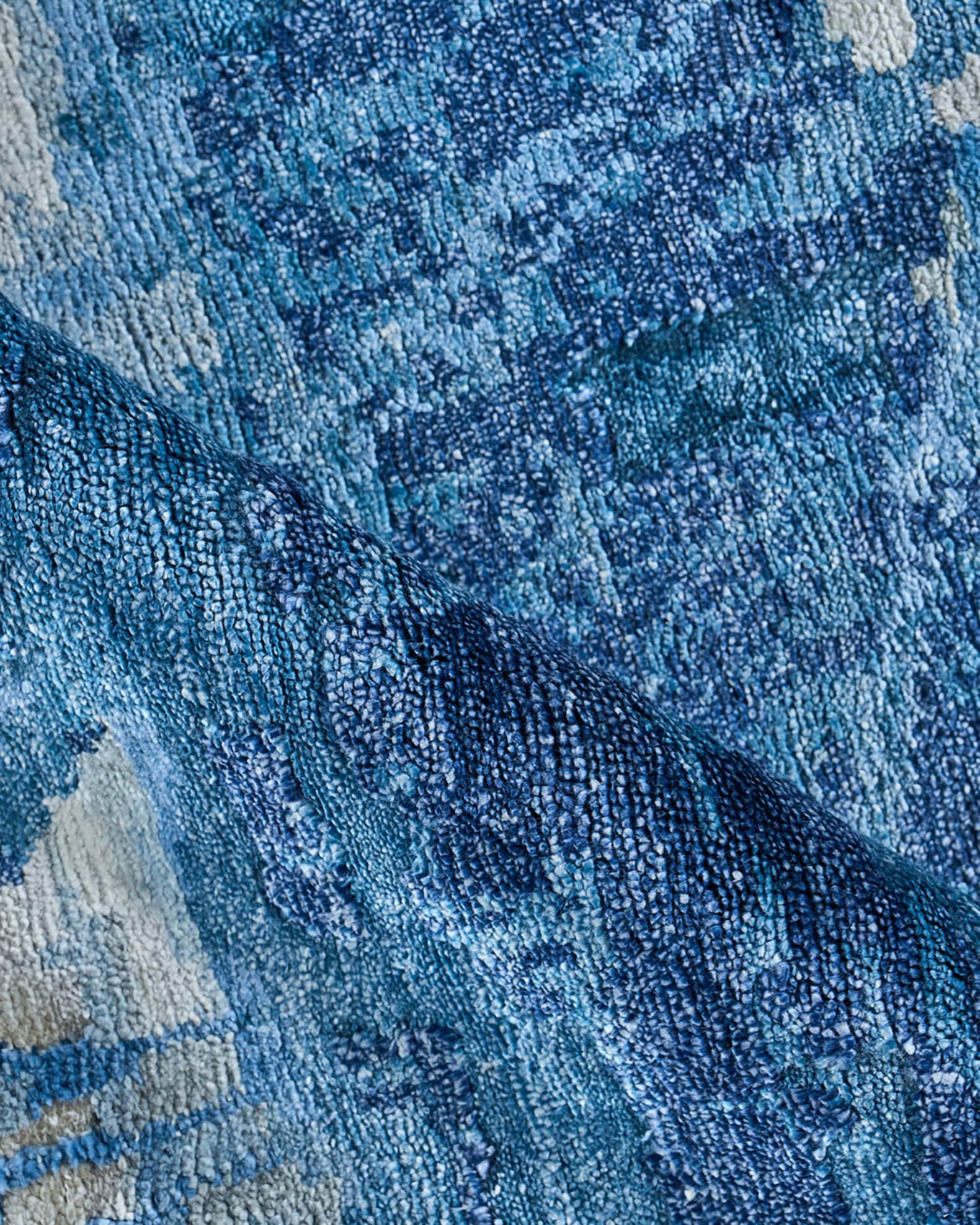 Floor Art Dark-Blue Rug Collection | Neiman Marcus