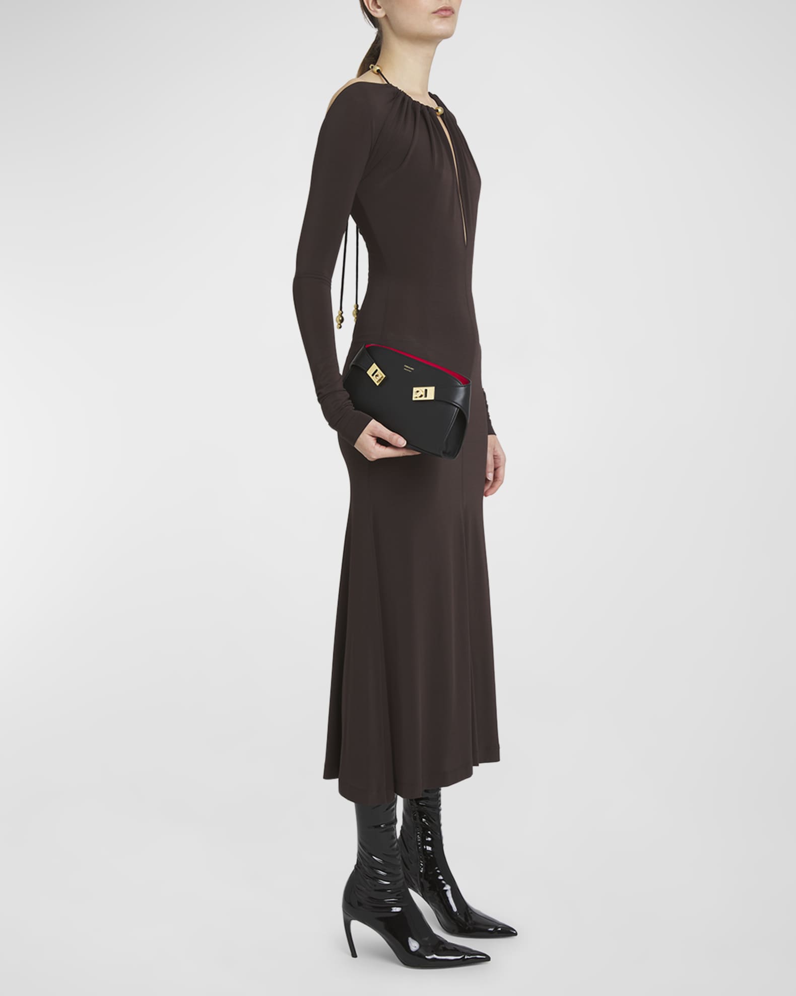 Ferragamo Mini Hug Leather Crossbody Bag | Neiman Marcus