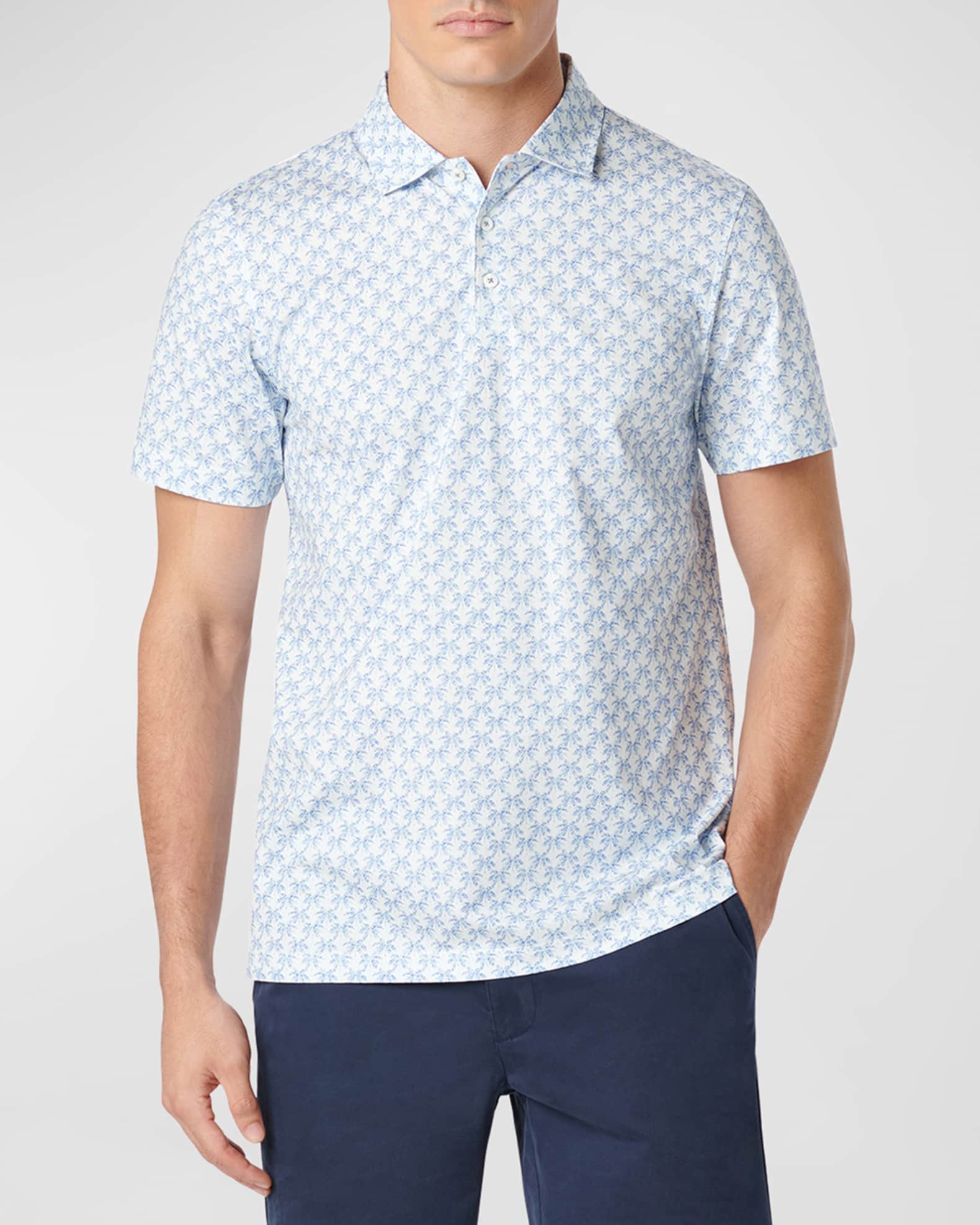 Bugatchi Men's OoohCotton Victor Polo Shirt | Neiman Marcus