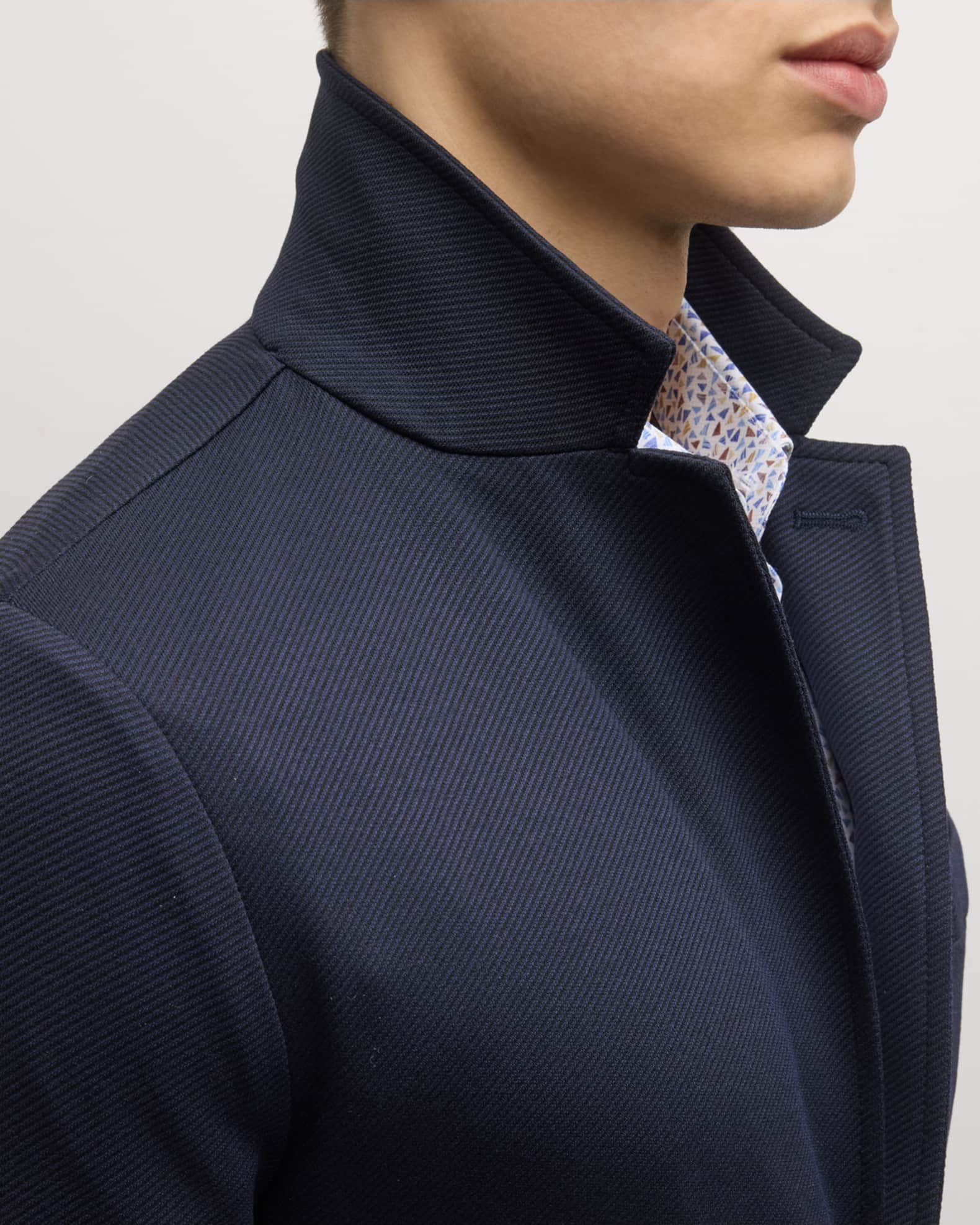 Bugatchi Men's 2-Button Twill Blazer | Neiman Marcus