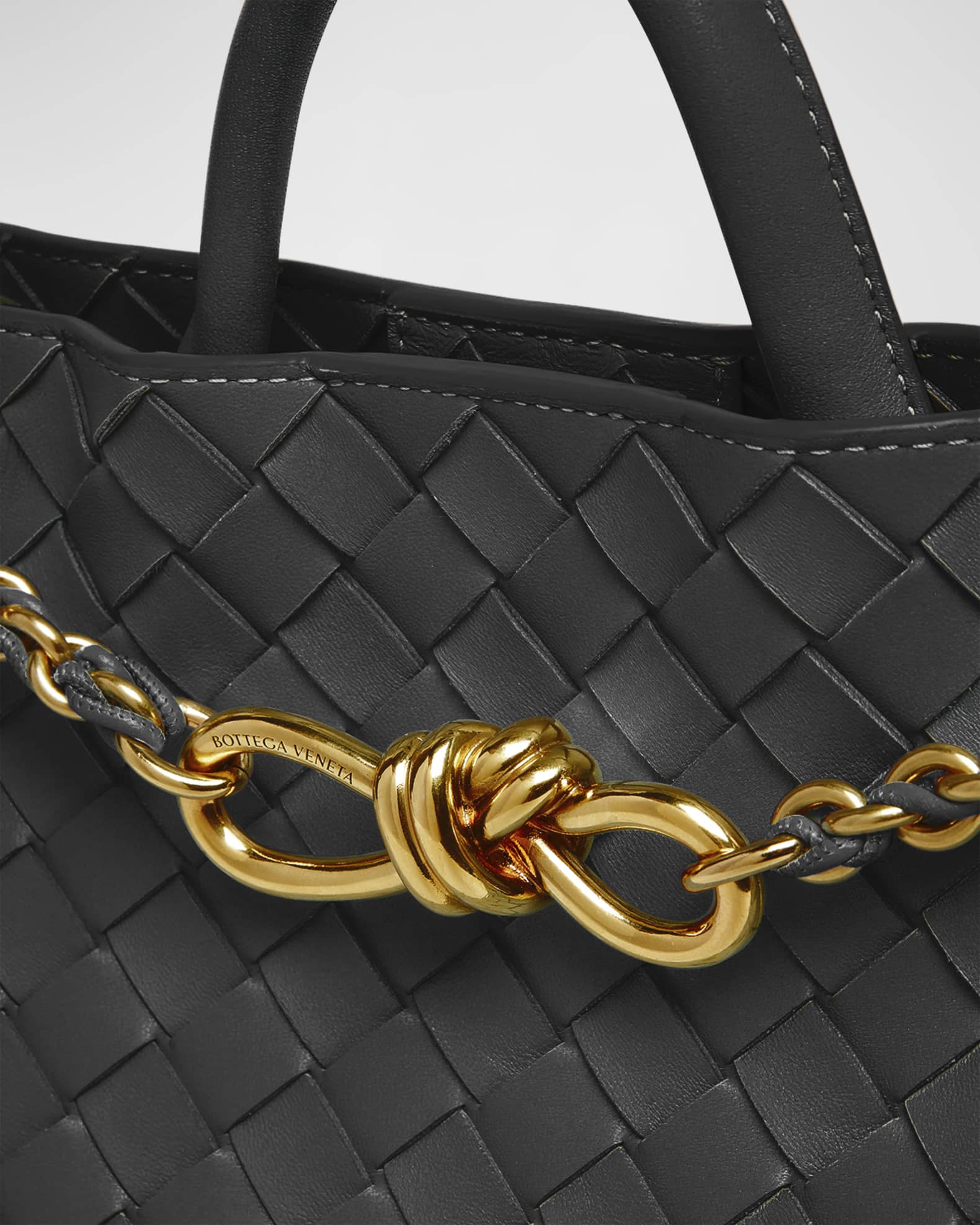 Bottega Veneta Small Andiamo Shoulder Bag with Chain Strap | Neiman Marcus