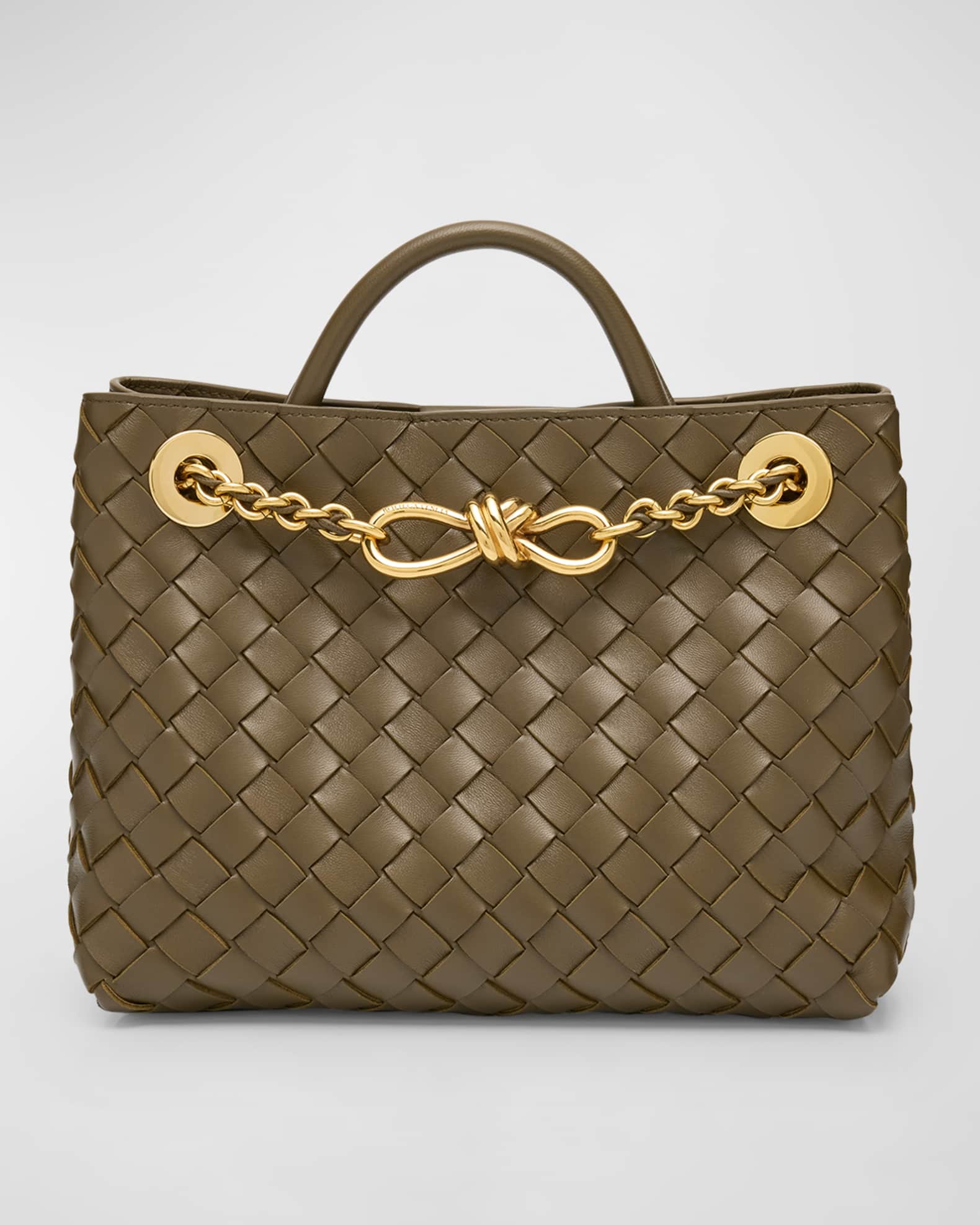 Bottega Veneta Small Andiamo Shoulder Bag with Chain Strap | Neiman Marcus