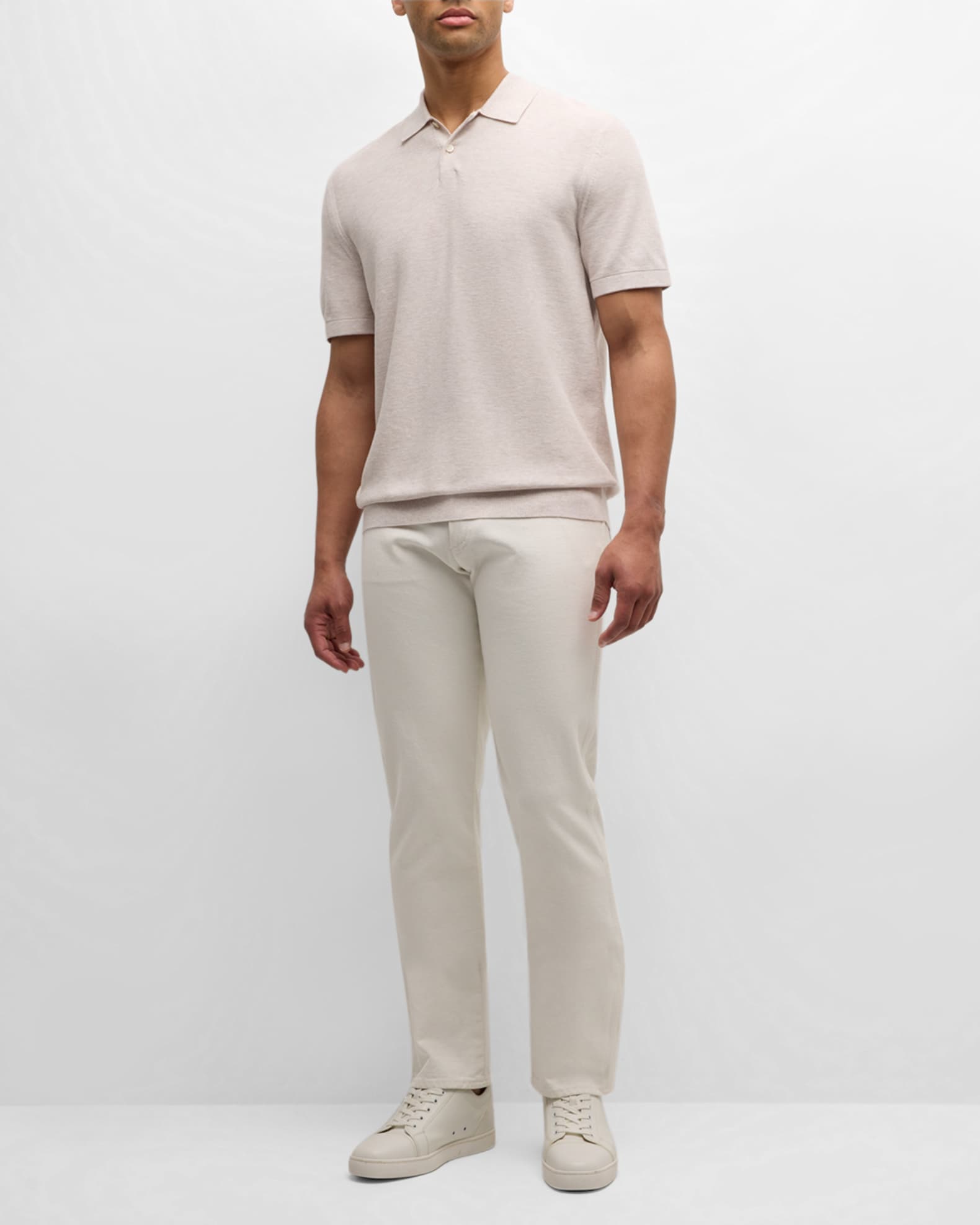 Theory Men's Goris Fine Bilen Polo Shirt | Neiman Marcus