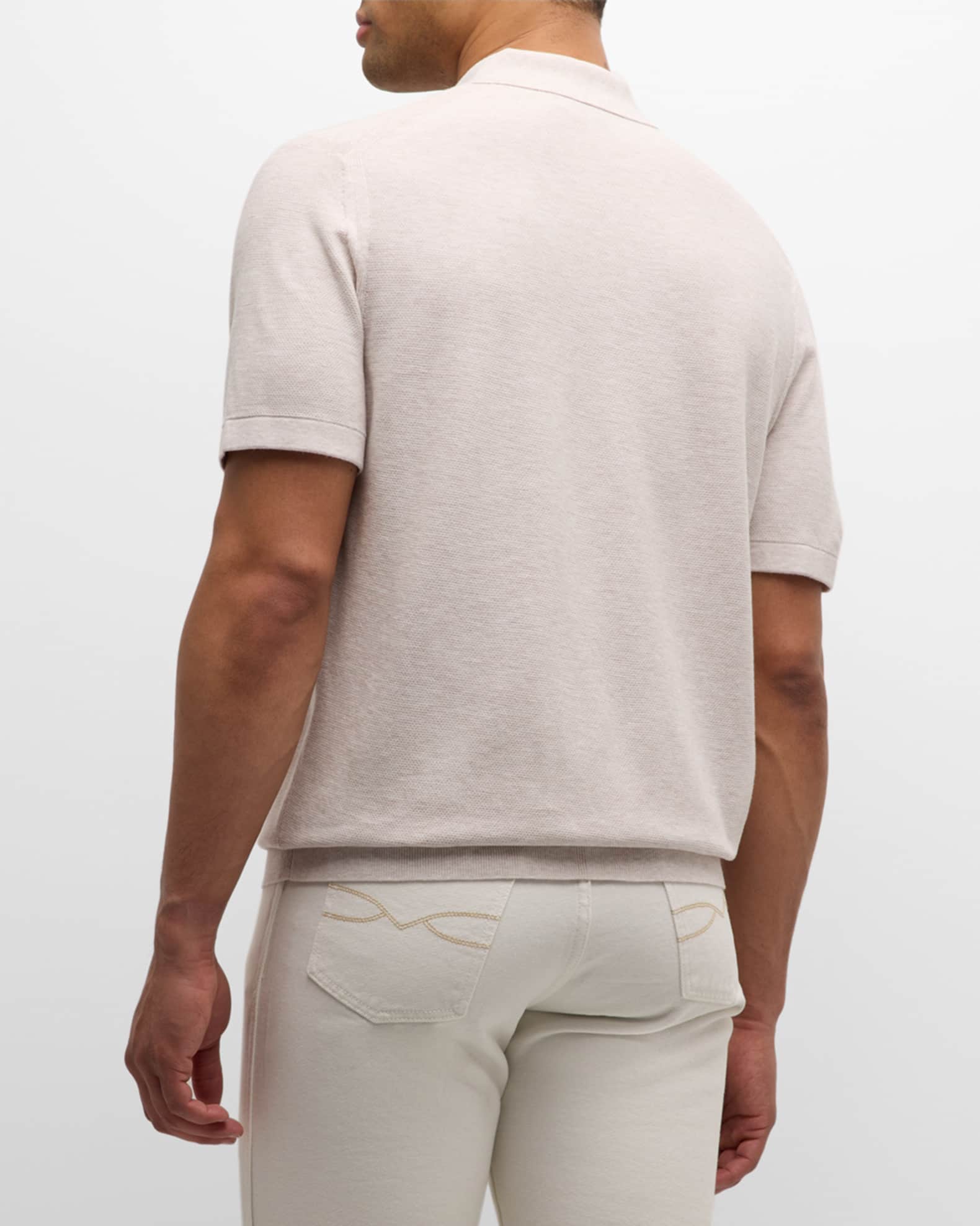 Theory Men's Goris Fine Bilen Polo Shirt | Neiman Marcus