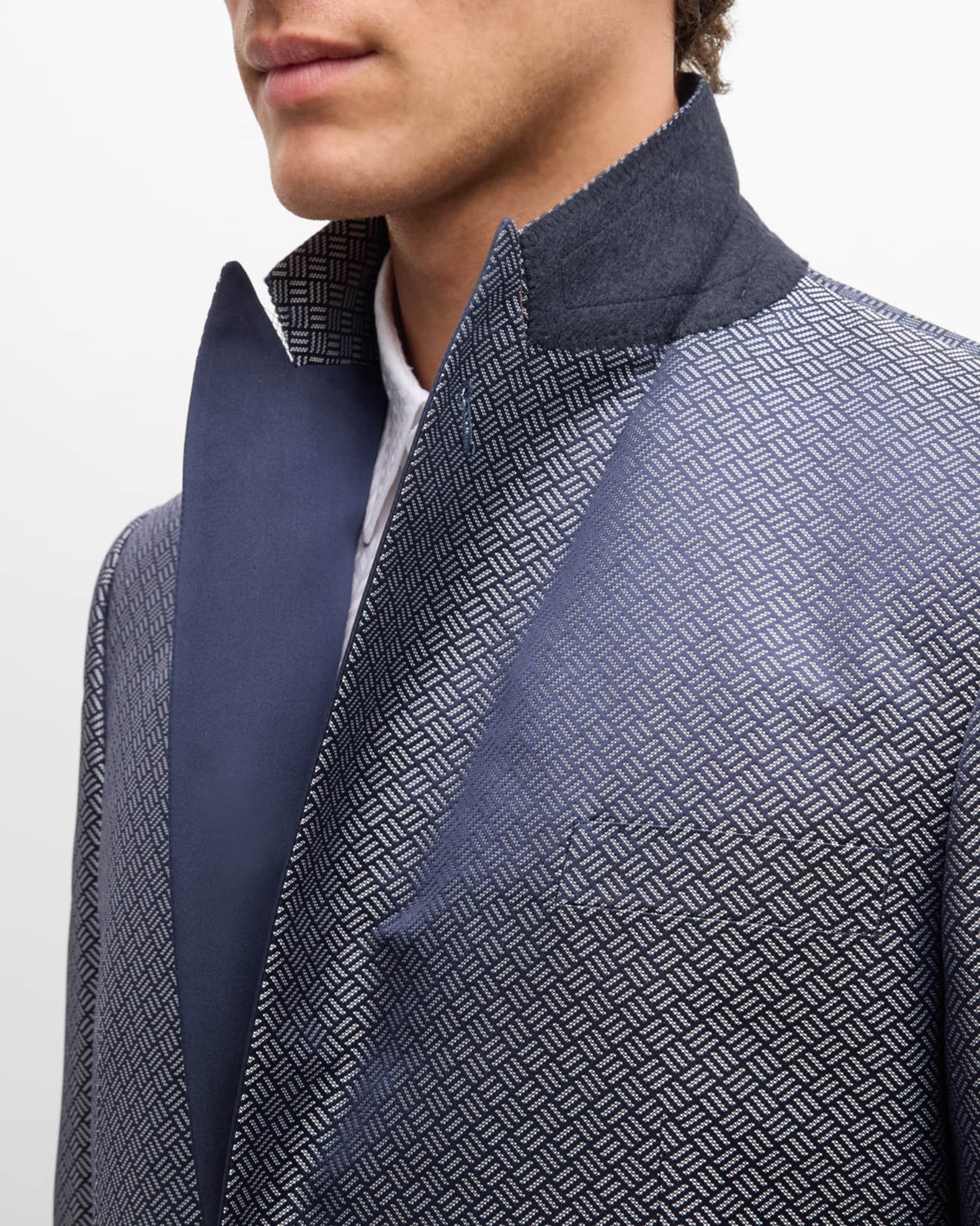Giorgio Armani Men's Geo Jacquard Dinner Jacket | Neiman Marcus