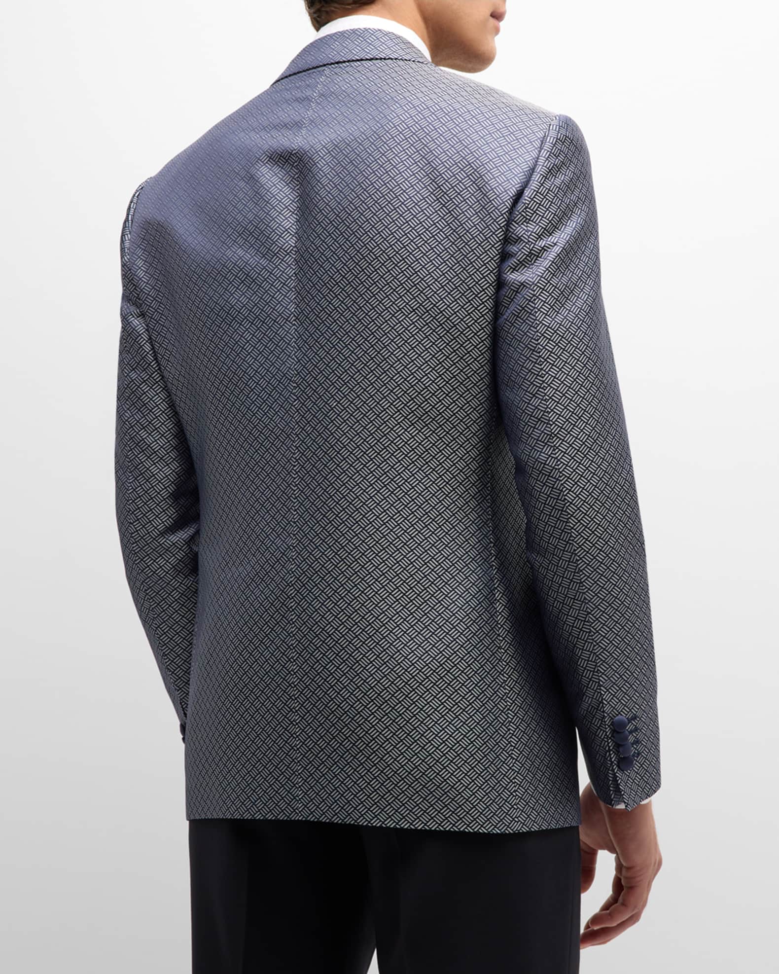 Giorgio Armani Men's Geo Jacquard Dinner Jacket | Neiman Marcus