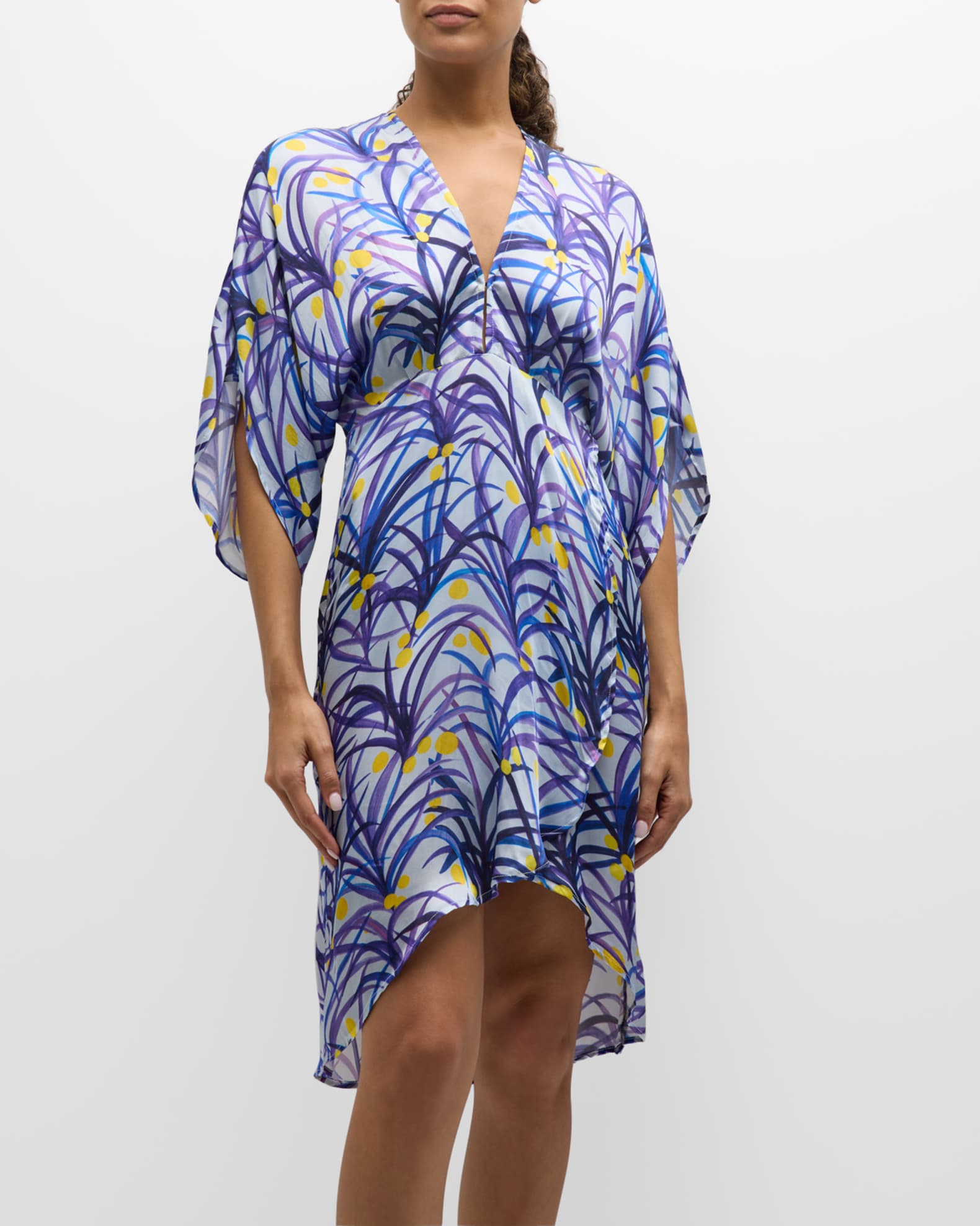 Jaline Katie Tutti Frutti Wrap Dress | Neiman Marcus