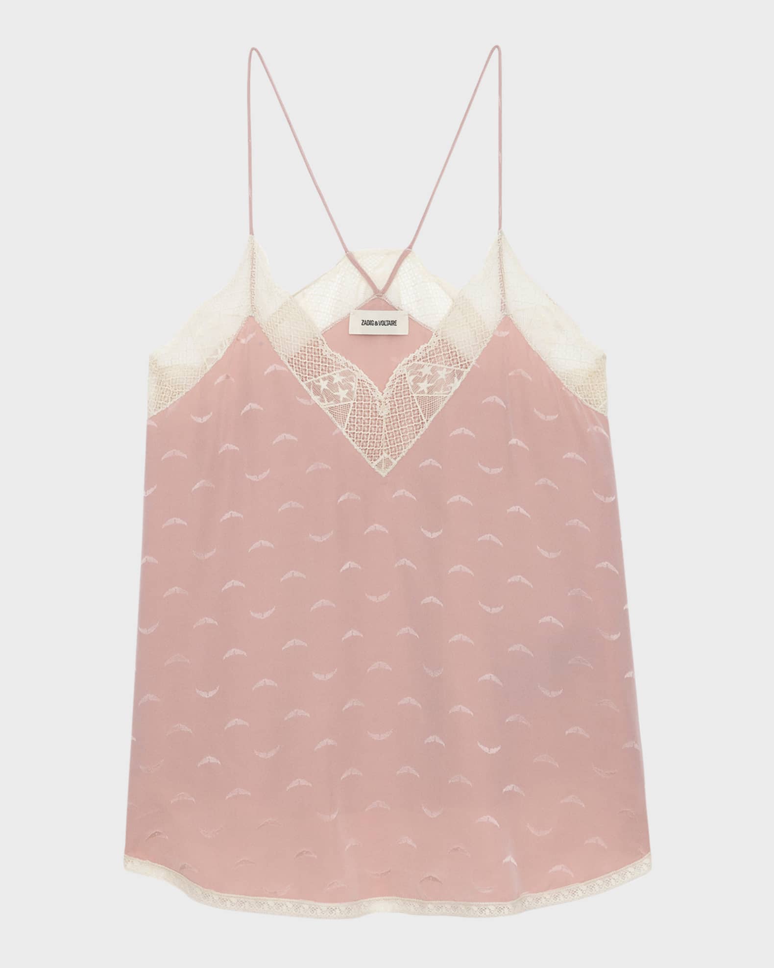 Zadig & Voltaire Christy Jacquard Wings Tank Top | Neiman Marcus