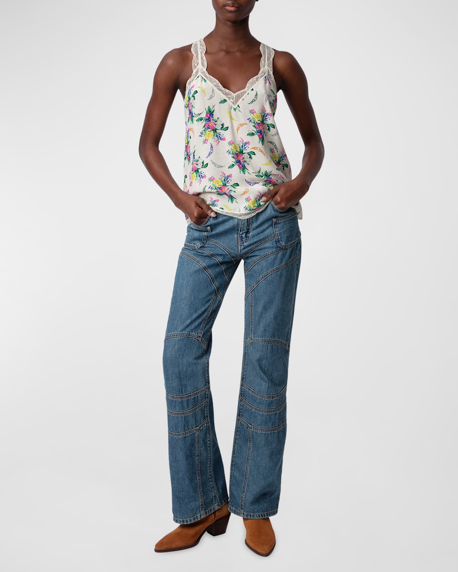 Zadig & Voltaire Chou Soft Bouquet Camisole | Neiman Marcus