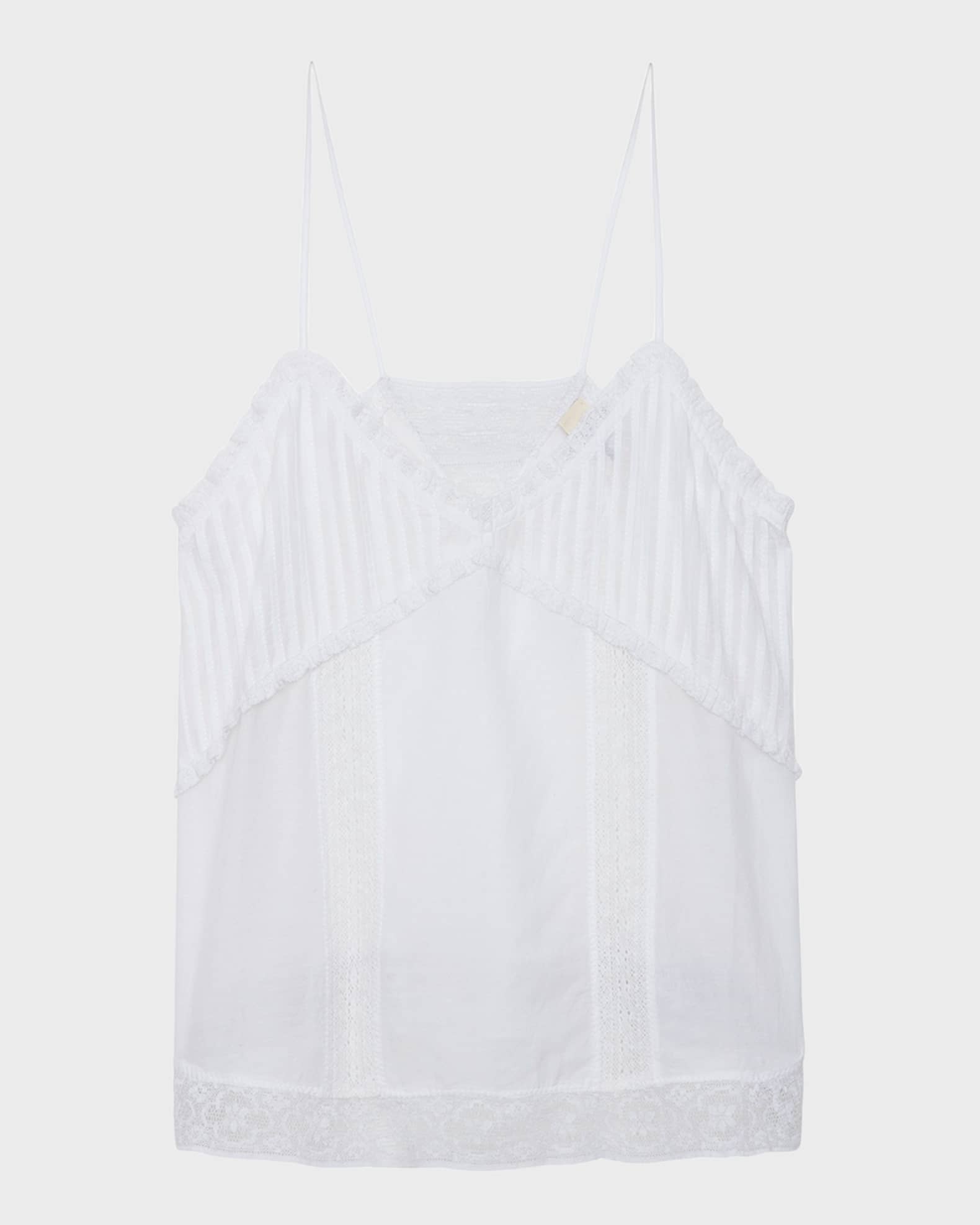 Zadig & Voltaire Calixia Embroidered Tank Top | Neiman Marcus